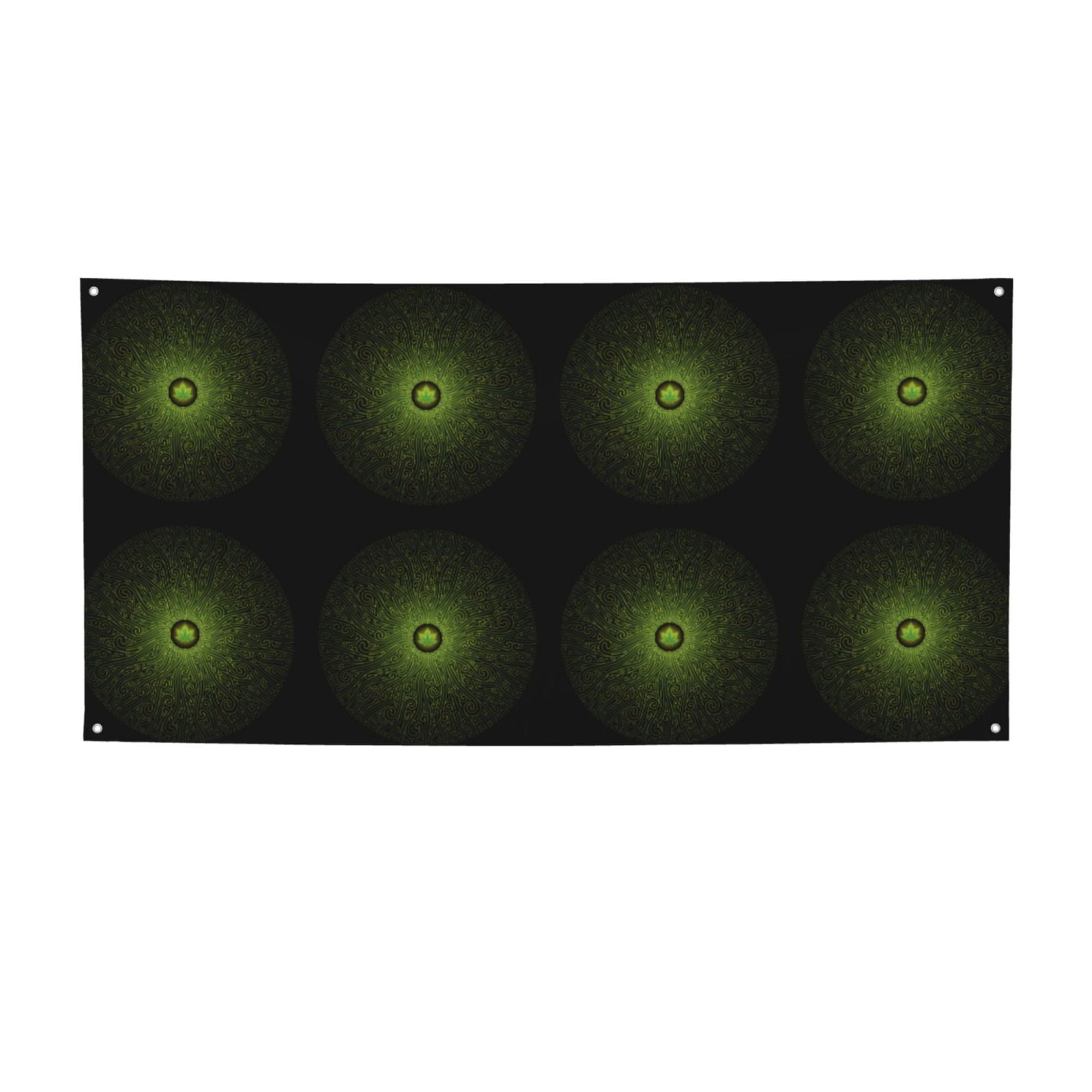 Sikiie Mandala With Marijuana Leaf Custom Banners and Signs Customize ...