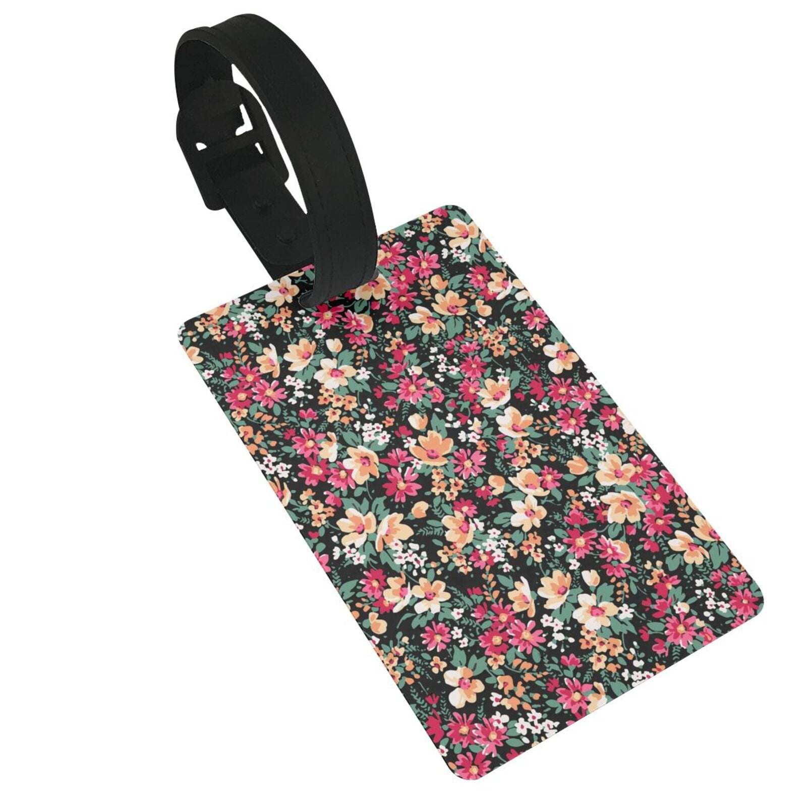 Sikiie Many Kind Of Flowers Luggage Tags Privacy Cover ID Label ...
