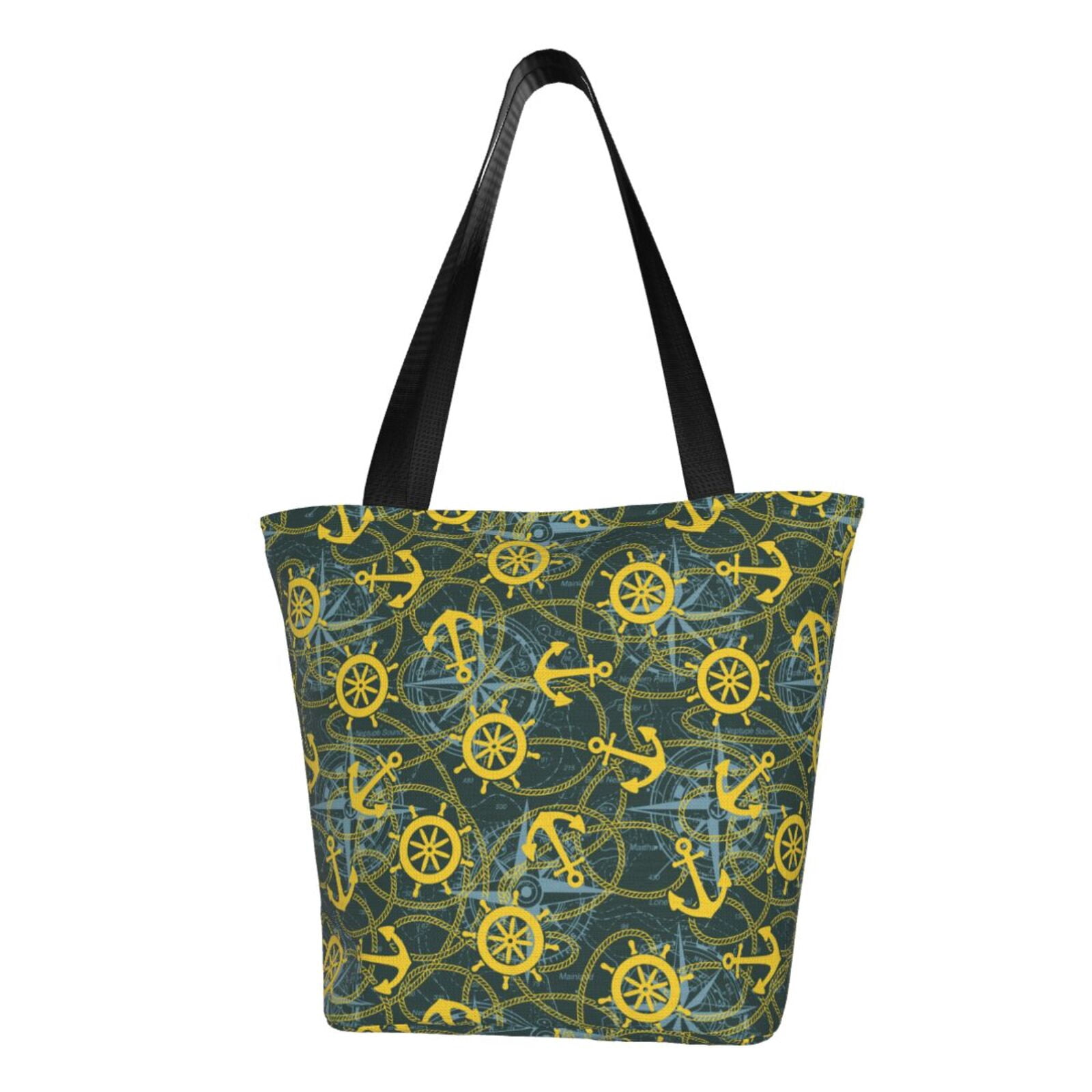 Sikiie Marine Anchors And Compass Shoulder Bag Casual Hobo Crossbody ...