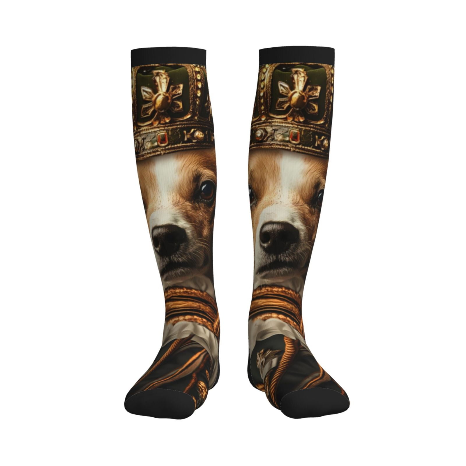 Sikiie Modern Cute Dog 1 Pairs Compression Socks for Men and Women 15 ...