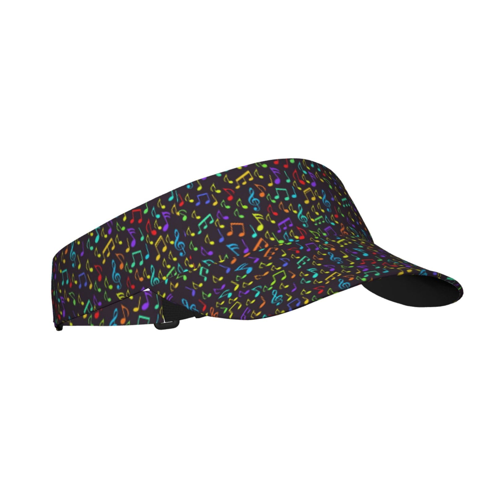 Sikiie Musical Notes Sun Visor Hat Adjustable Velcro Golf Visor Sports ...