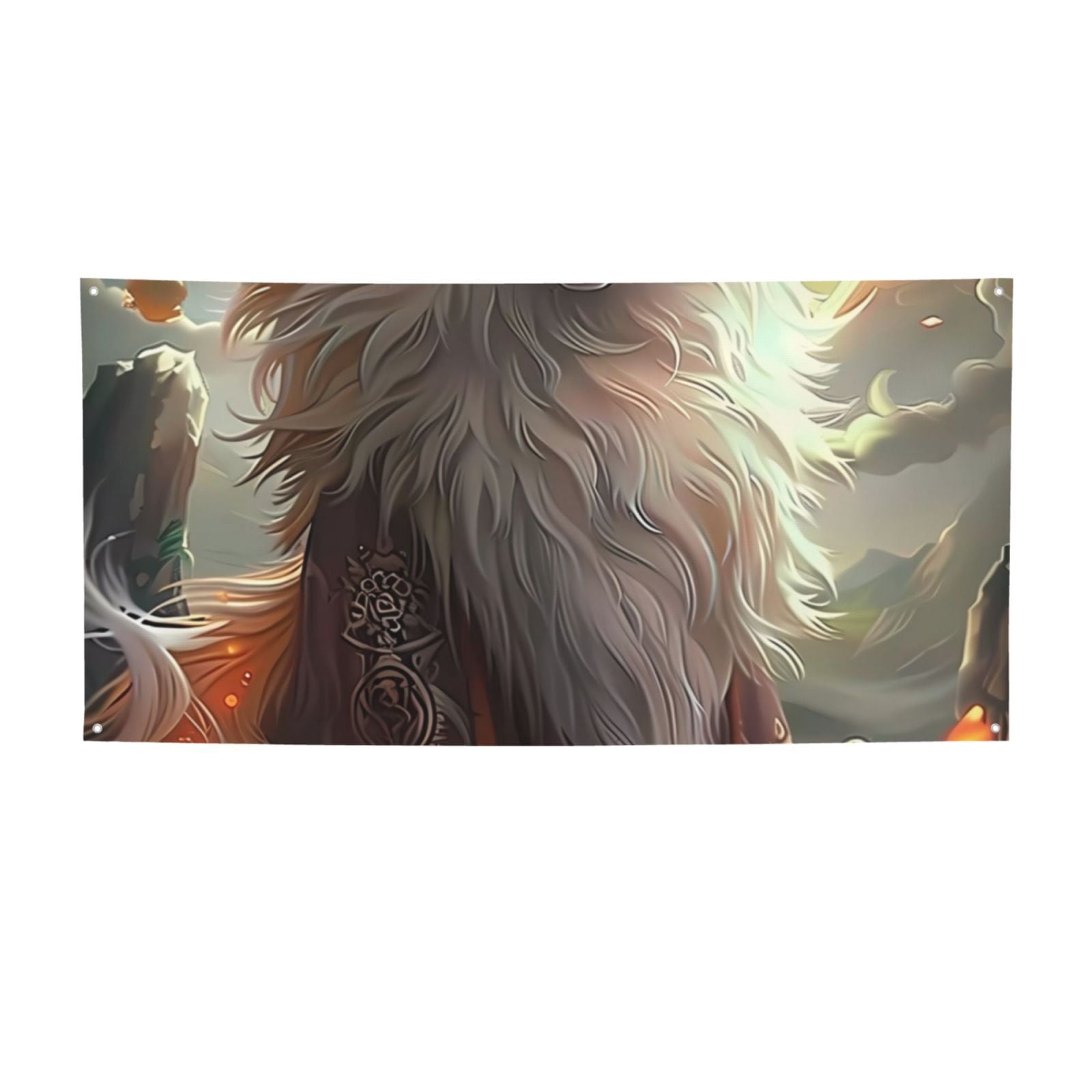 Sikiie Mystic Fox With Halo Custom Banners and Signs Customize Outdoor ...