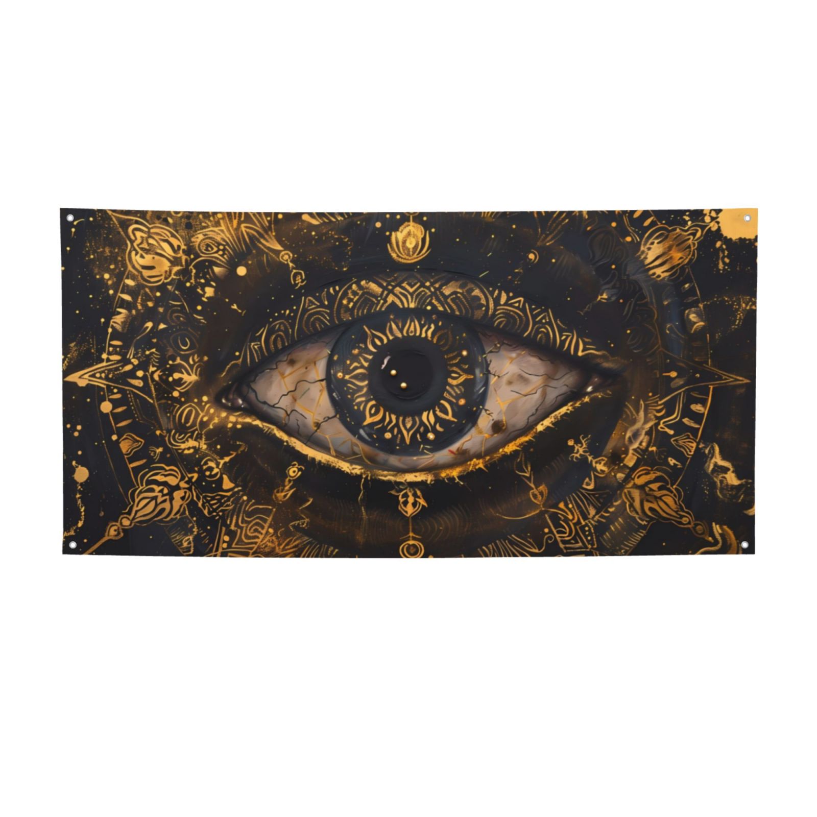 Sikiie Mystical Golden Eye Custom Banners and Signs Customize Outdoor ...