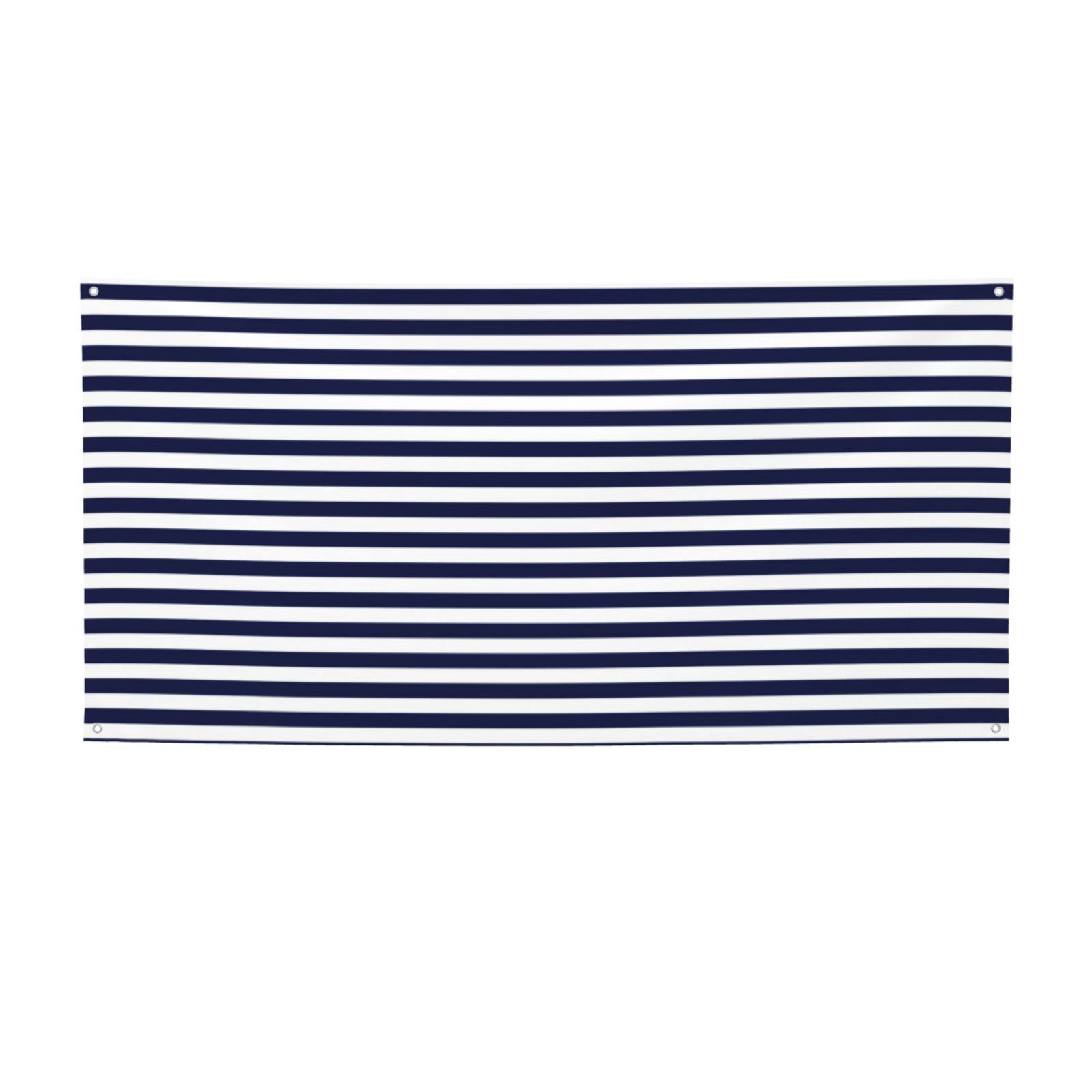 Sikiie Navy Blue And White Stripes Custom Banners and Signs Customize ...