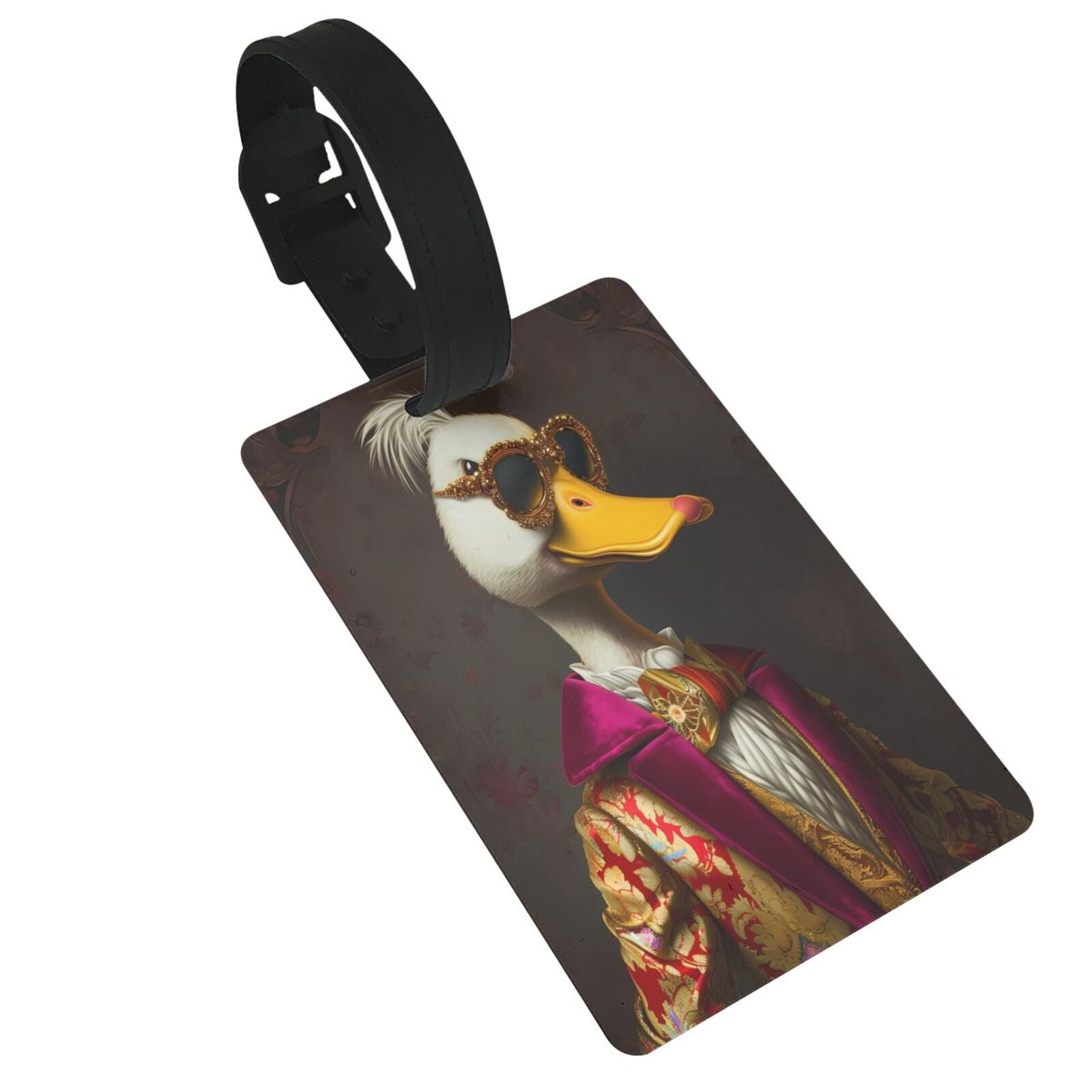 Sikiie Noble Style Duck Luggage Tags Privacy Cover ID Label Suitcase ...