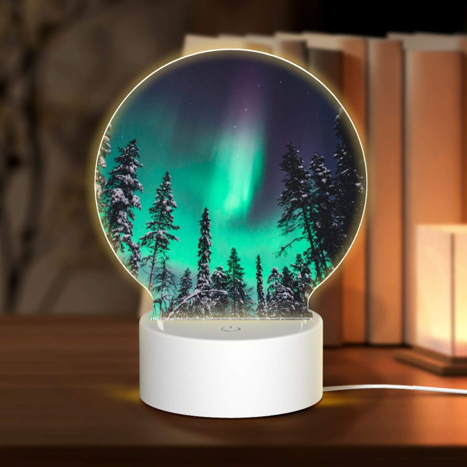 Sikiie Northern Lights 2 Acrylic Night Light Gift Custom Acrylic Night ...