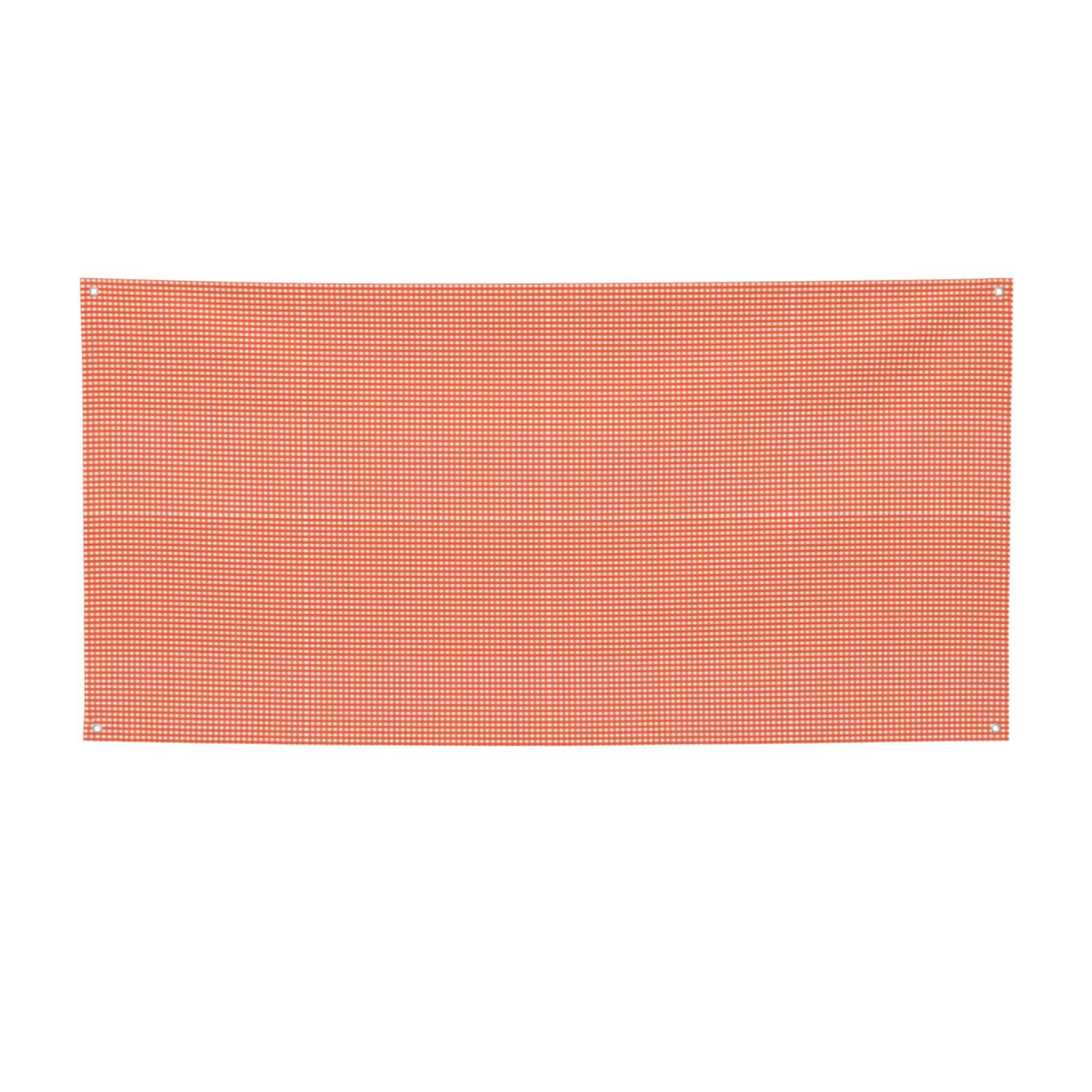 Sikiie Orange Gingham Custom Banners and Signs Customize Outdoor ...