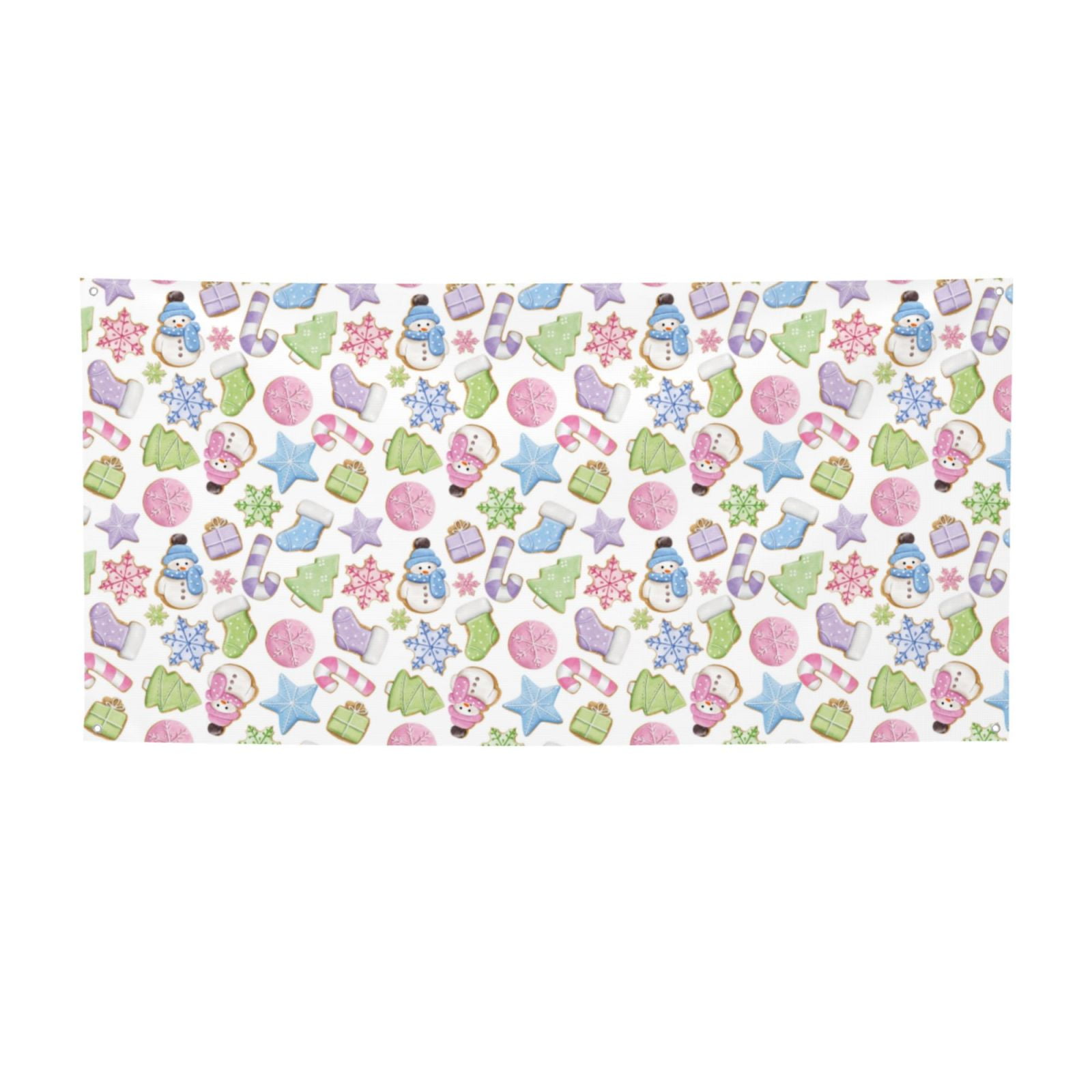 Sikiie Pastel Christmas Cookies Custom Banners and Signs Customize ...