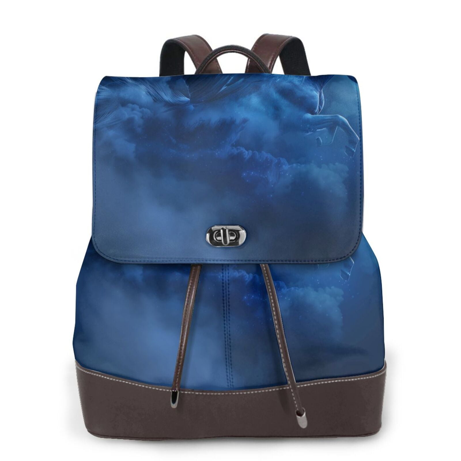 Sikiie Pegasus Night Sky Women Genuine Leather Backpack Fashion ...