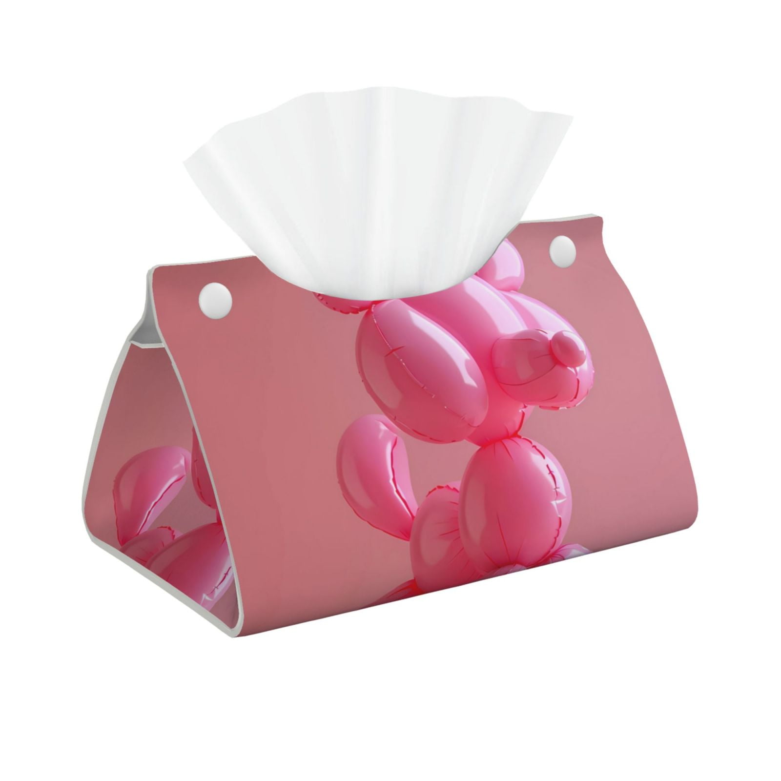 Sikiie Pink Balloon Puppy Art Leather Tissue Box Cover Rectangle, Long ...