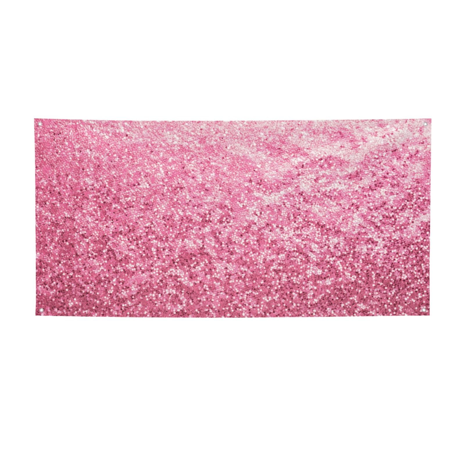 Sikiie Pink Glitter Custom Banners and Signs Customize Outdoor ...