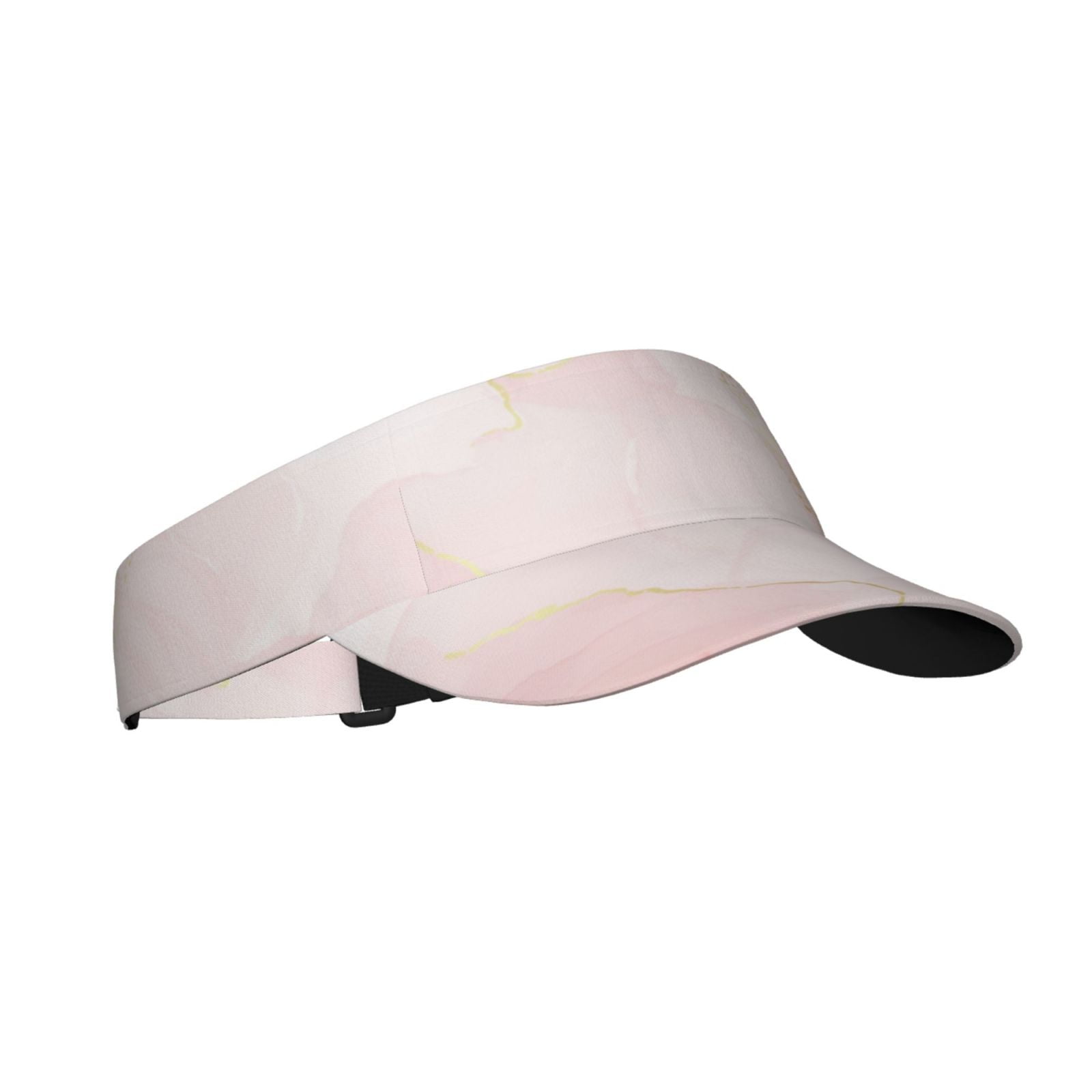 Sikiie Pink Marble Sun Visor Hat Adjustable Velcro Golf Visor Sports ...