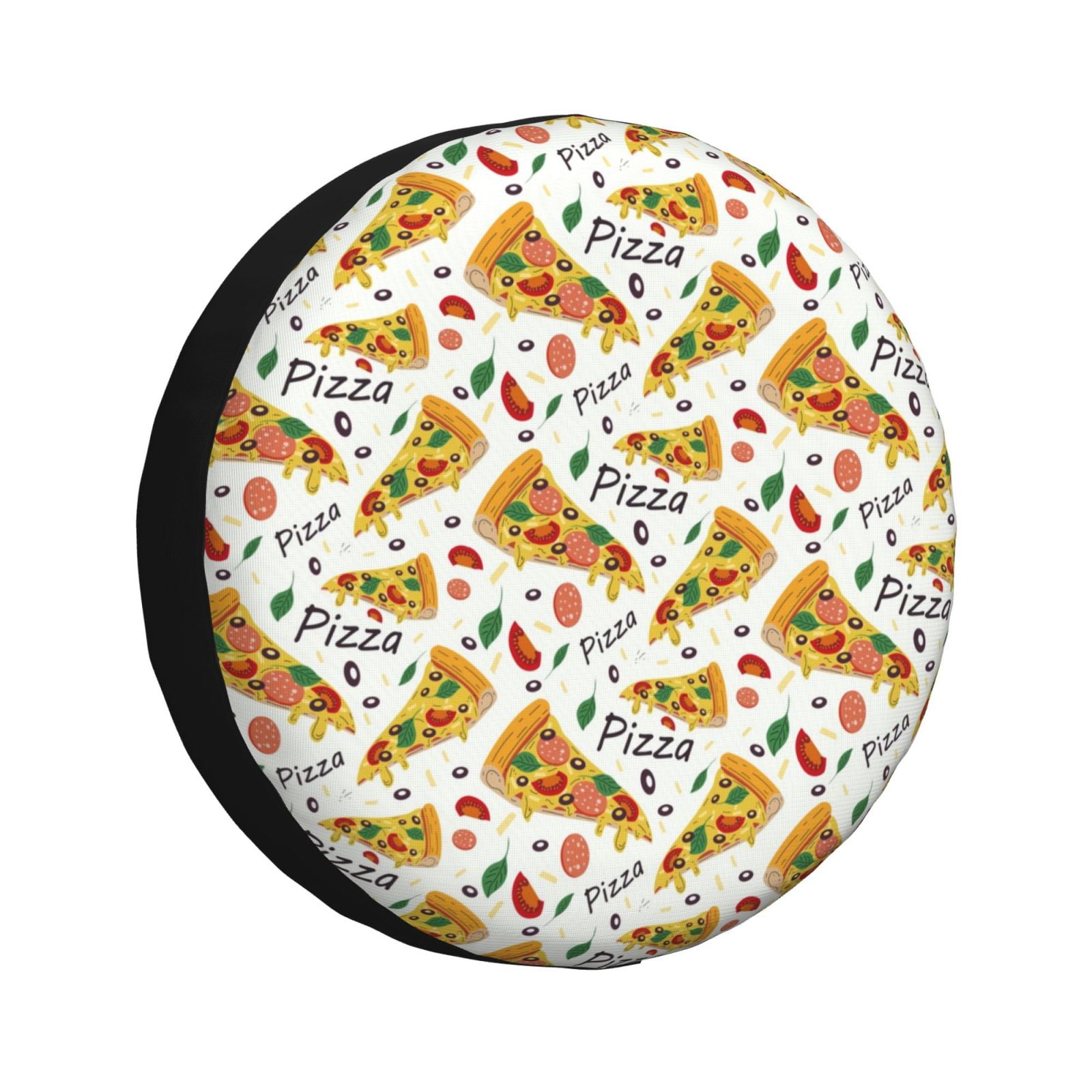 Sikiie Pizza Slices PVC Leather Spare Tire Wheel Cover Spare Tire Cover ...