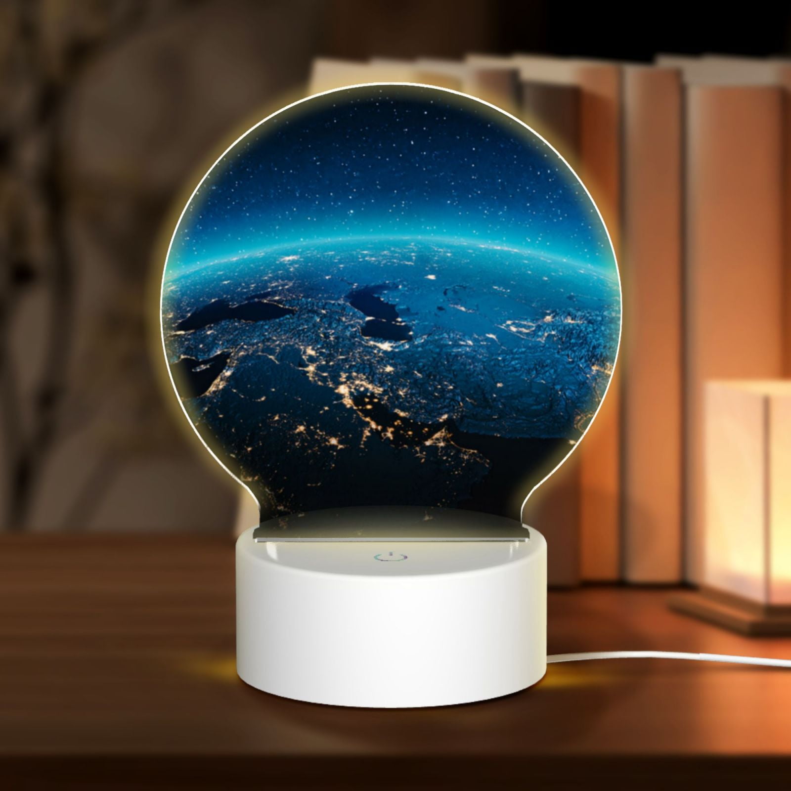 Sikiie Planet Earth Acrylic Night Light Gift Custom Acrylic Night Light ...