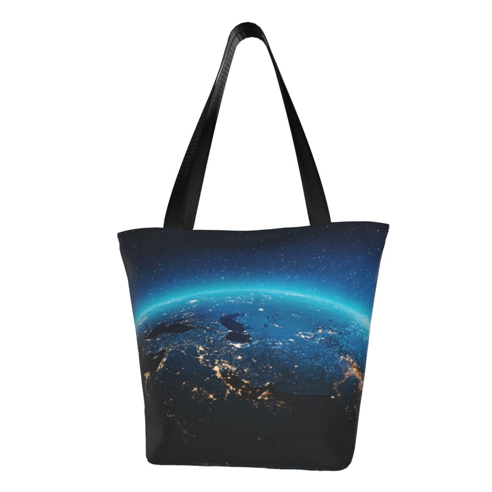 Sikiie Planet Earth Shoulder Bag Casual Hobo Crossbody Tote Bag for ...