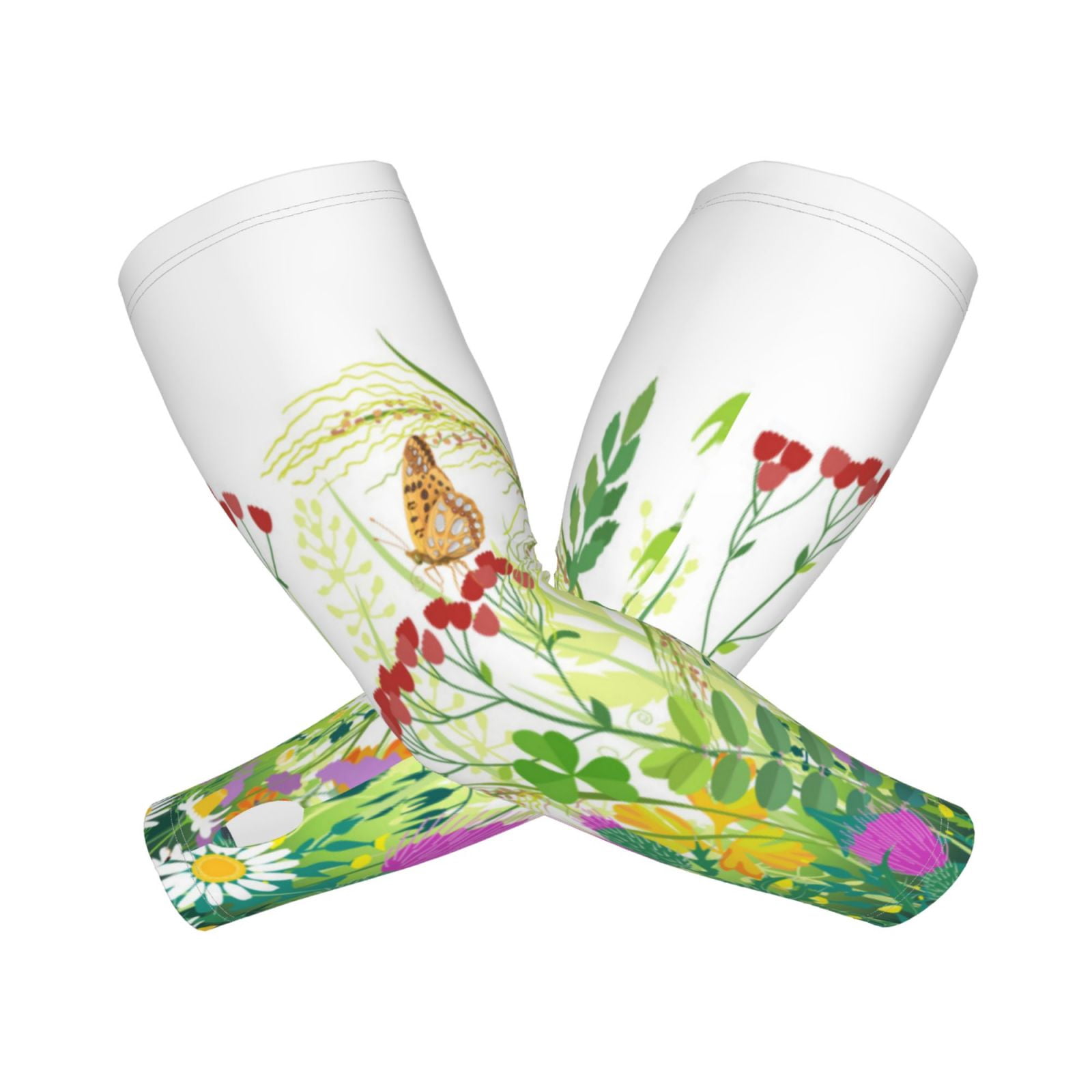 Sikiie Plants and Insects Cooling Sun Sleeves Arm Sleeves for Men ...