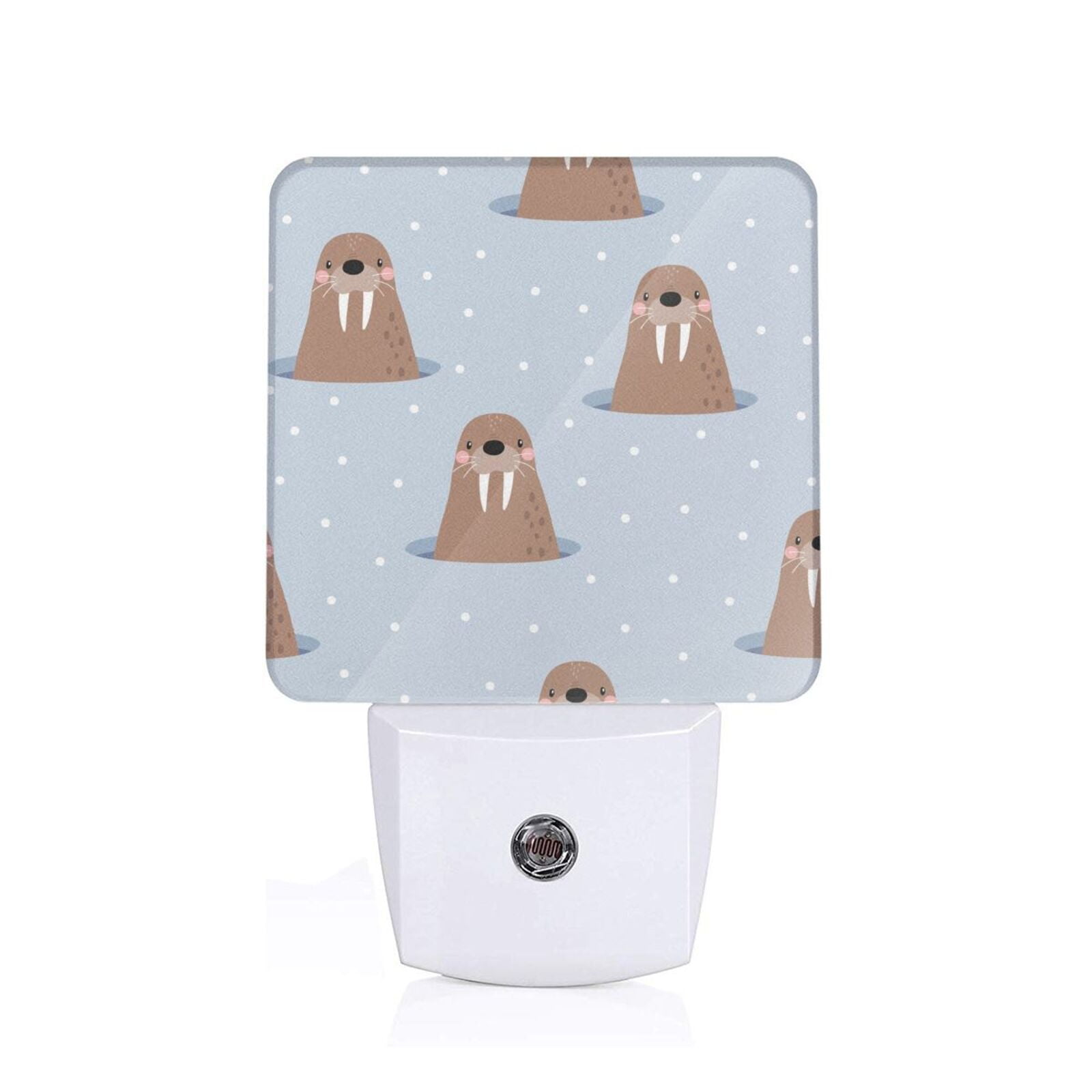 Sikiie Playful Walrus Wonders Led Night Light, Warm White,Cool White ...