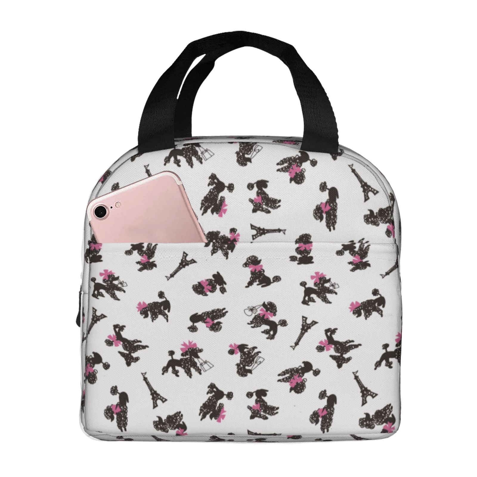 Sikiie Poodle Dog Lunch Bag for Women & Men Adult Insulated Lunch Box ...