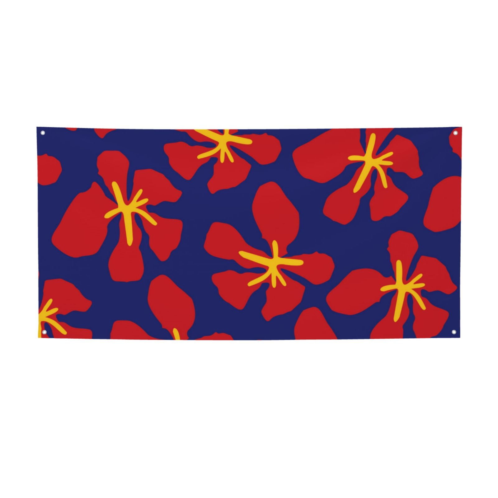 Sikiie Red Floral Custom Banners and Signs Customize Outdoor ...