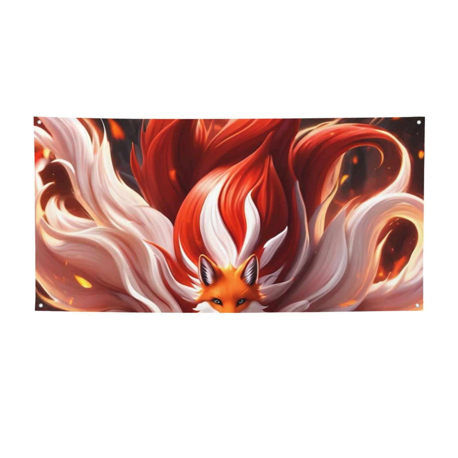 Sikiie Red Leaf Flame Fox Custom Banners and Signs Customize Outdoor ...