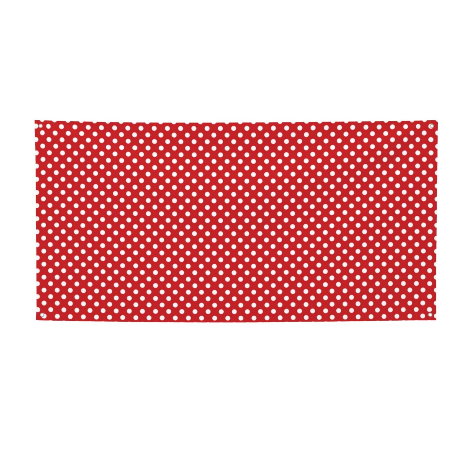 Sikiie Red Polka Dot Custom Banners and Signs Customize Outdoor ...