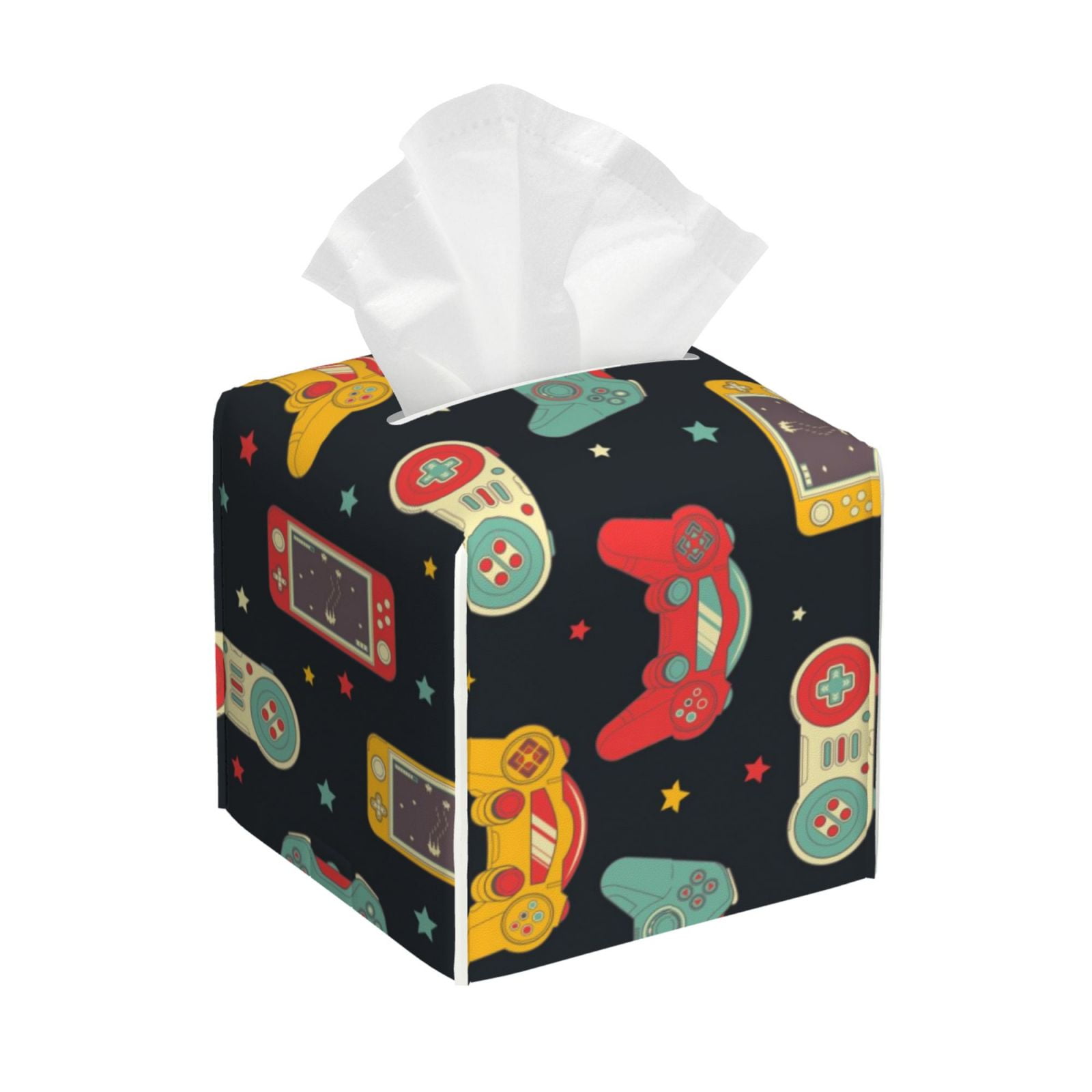 Sikiie Retro Video Game Leather Tissue Box Cover Square, tissue box ...