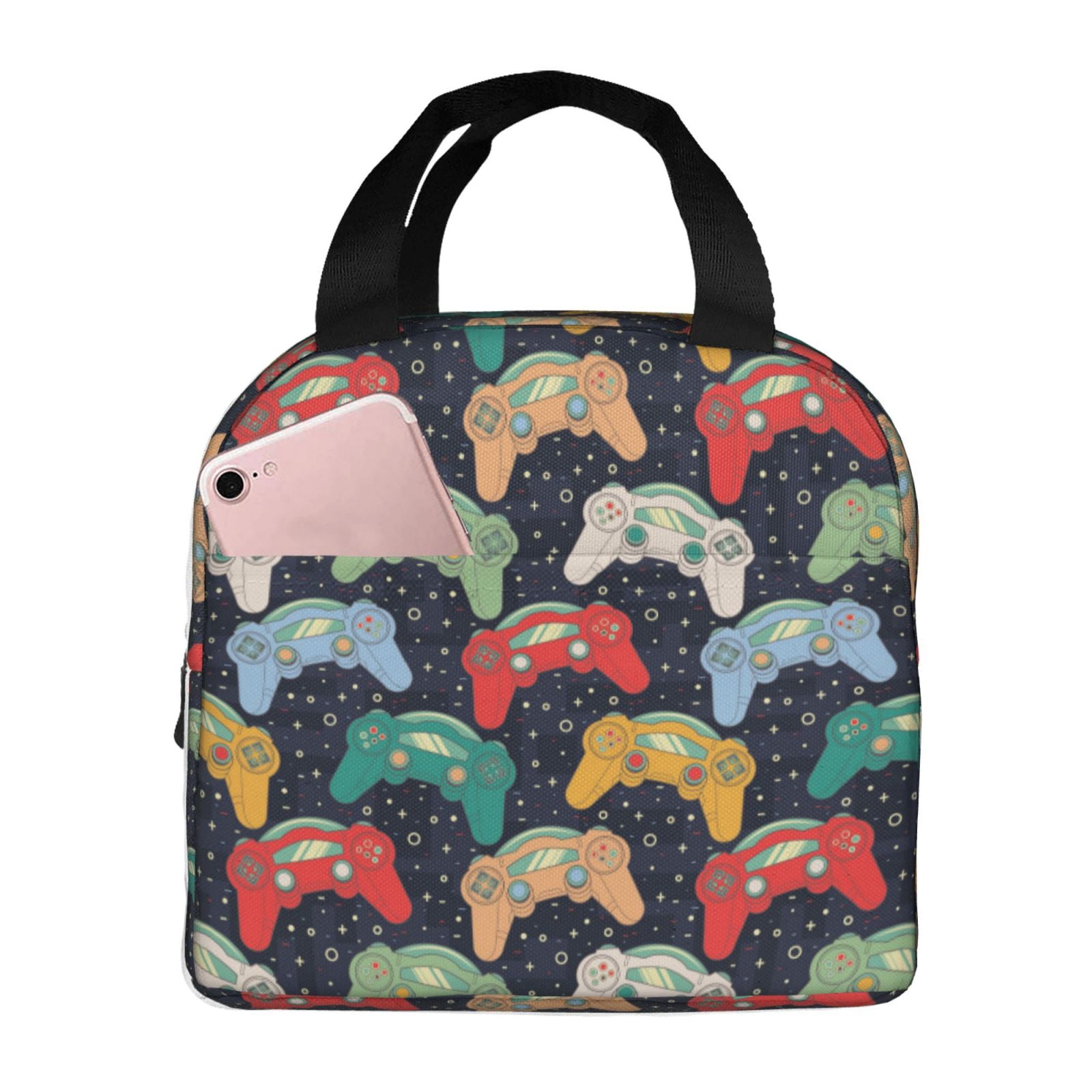 Sikiie Retro Video Game Lunch Bag for Women & Men Adult Insulated Lunch ...