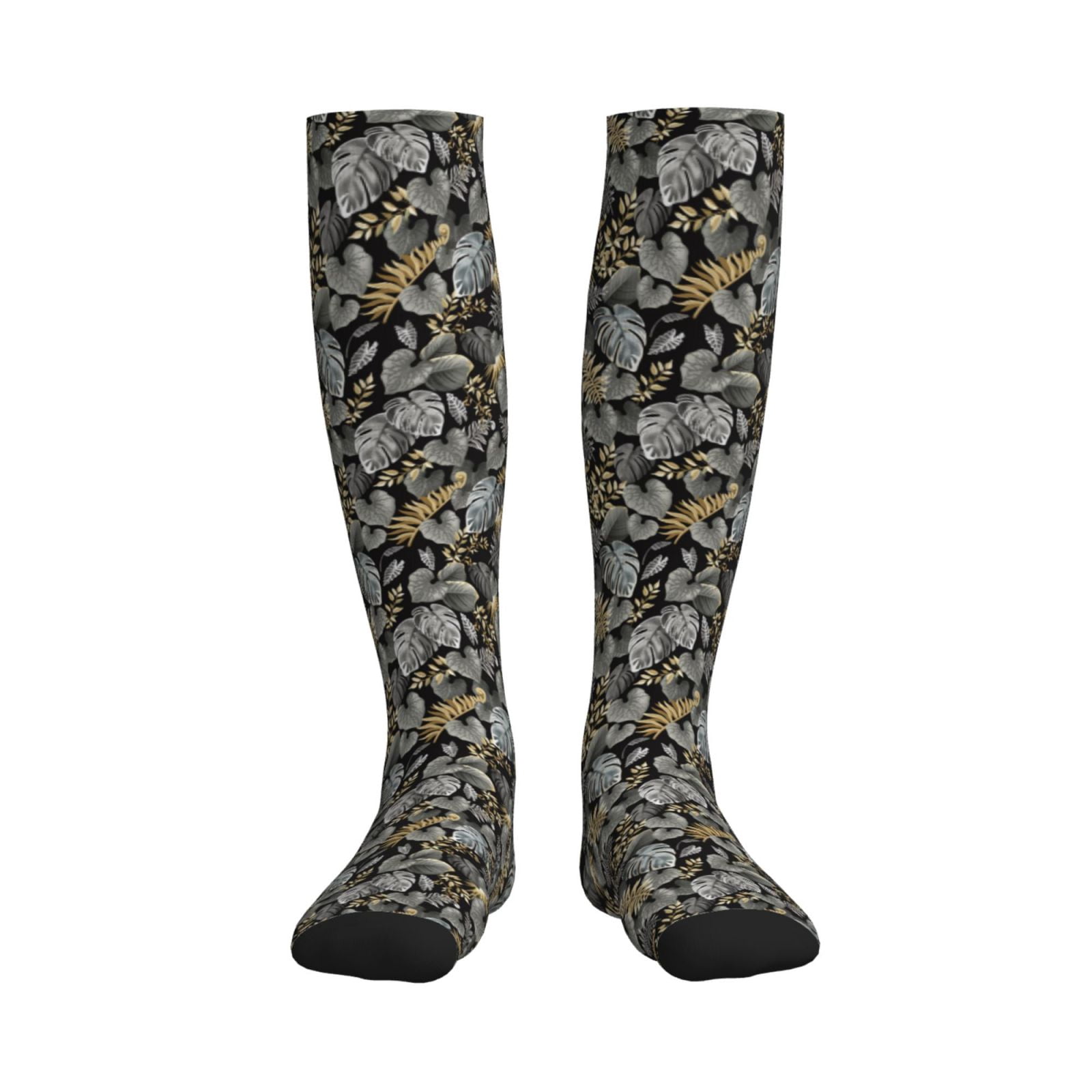 Sikiie Rose Flowers 1 Pairs Compression Socks for Men and Women 15-20 ...