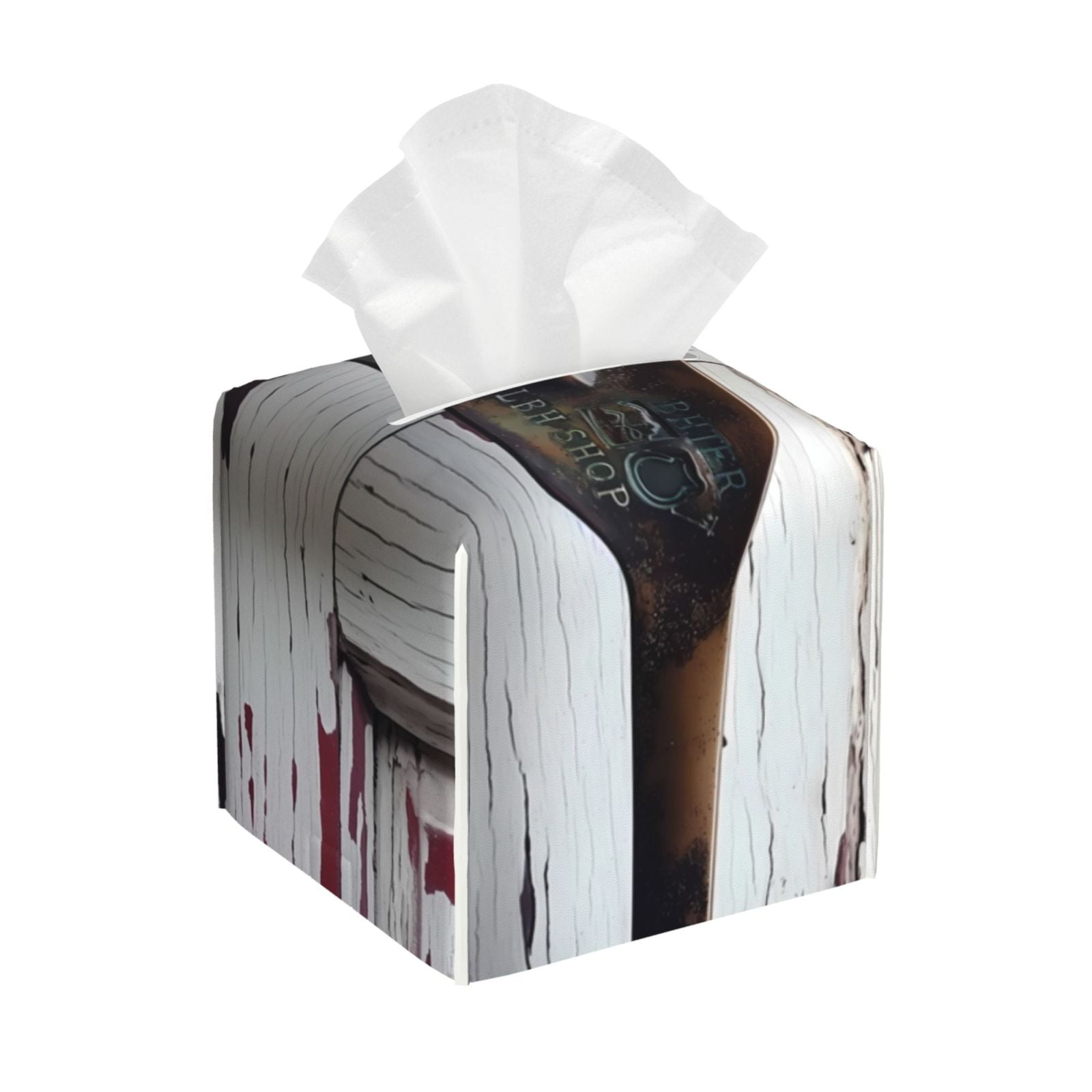 Sikiie Rustic Door Handle Closeup Leather Tissue Box Cover Square ...