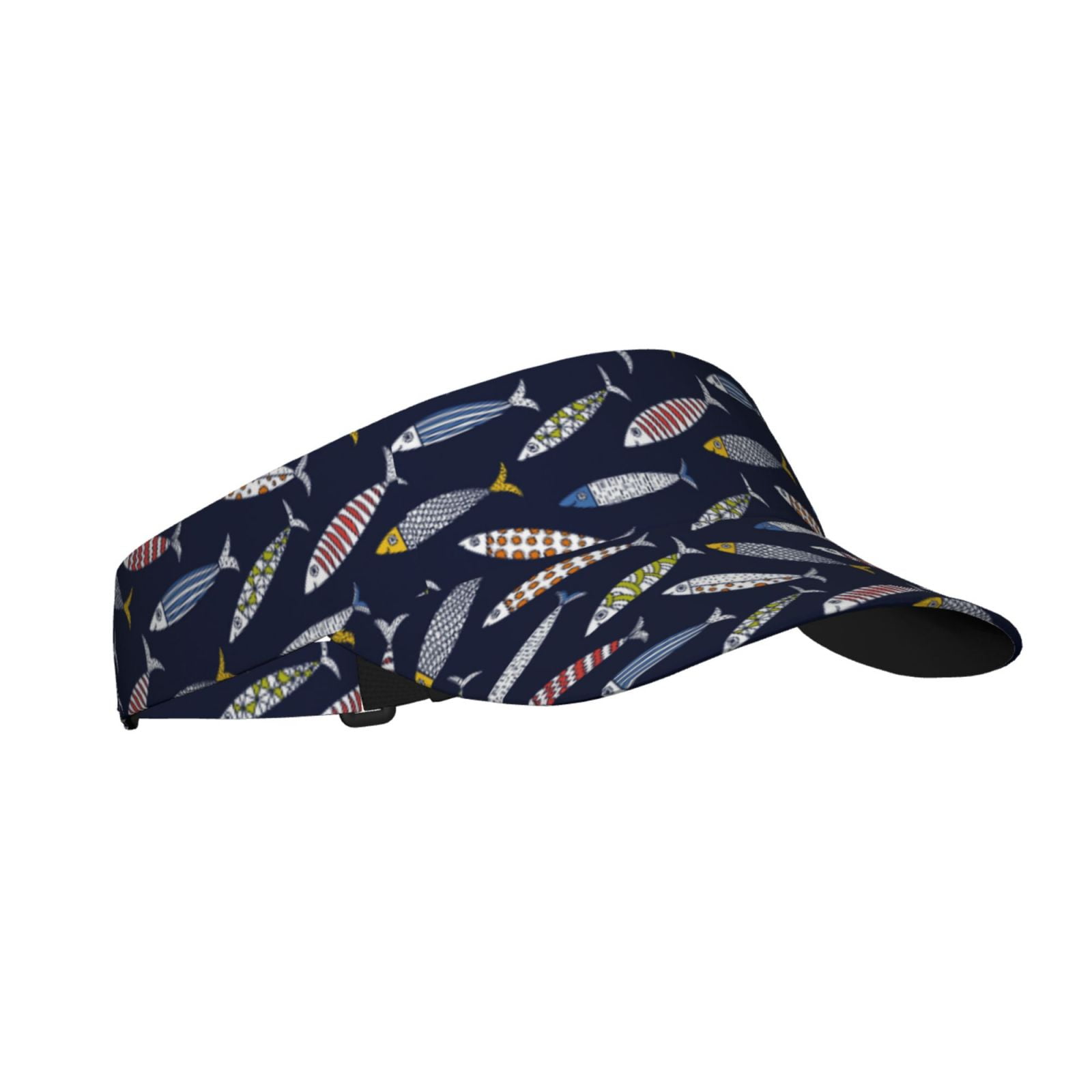 Sikiie Sardine Sun Visor Hat Adjustable Velcro Golf Visor Sports ...