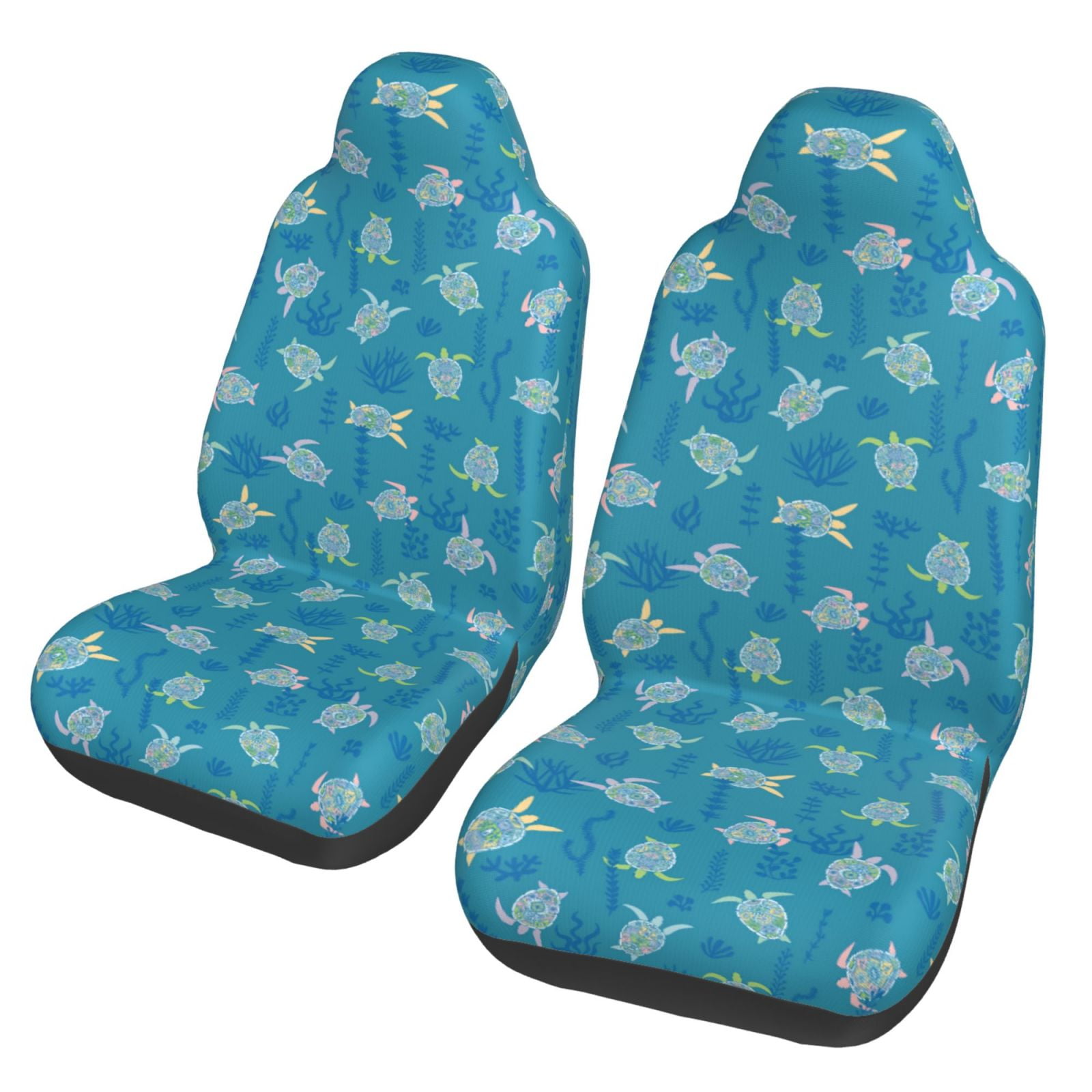 Sikiie Sea Turtle Car Seat Protector 2 Pack Car Seat Cushion Mat, Car ...
