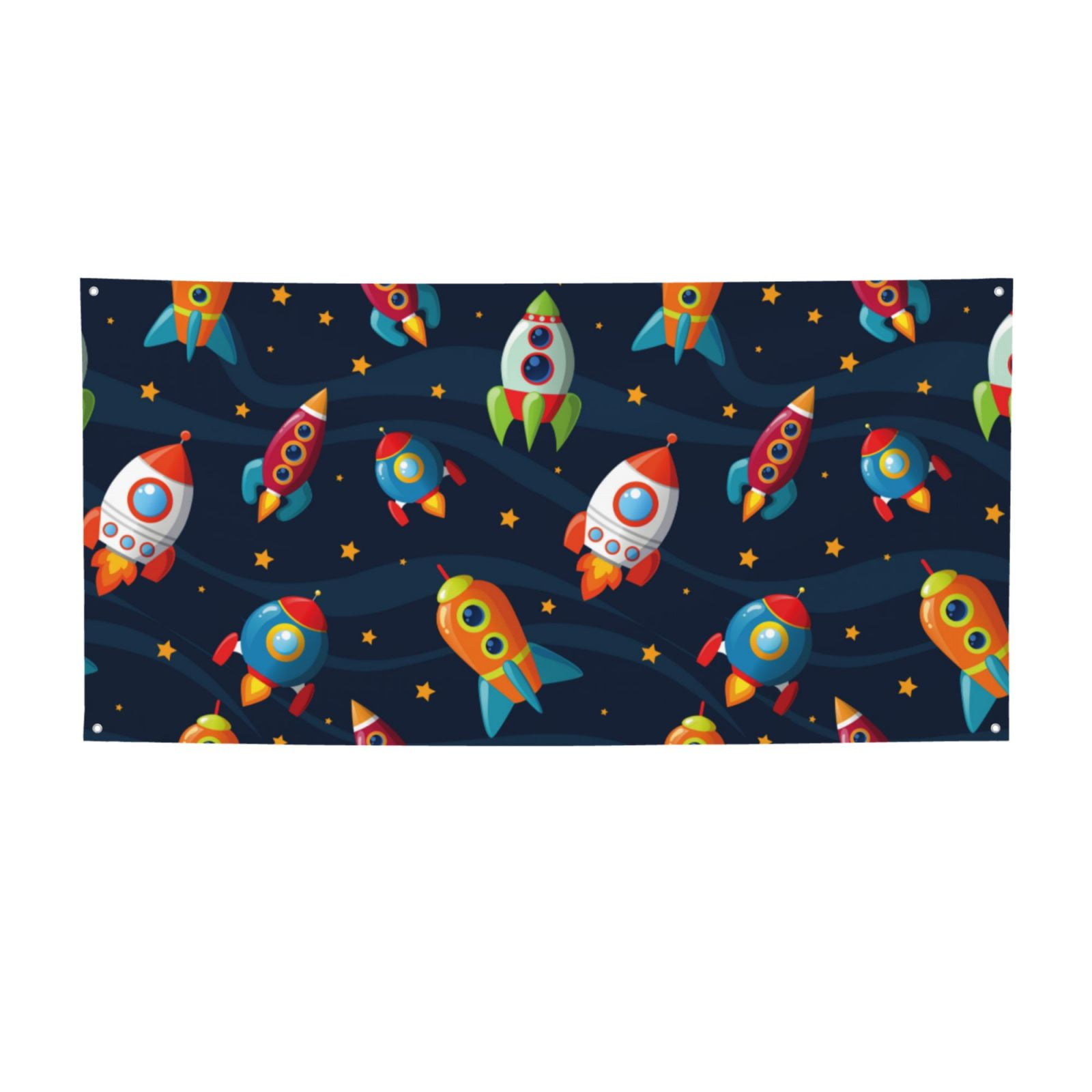 Sikiie Spaceships and Stars Custom Banners and Signs Customize Outdoor ...