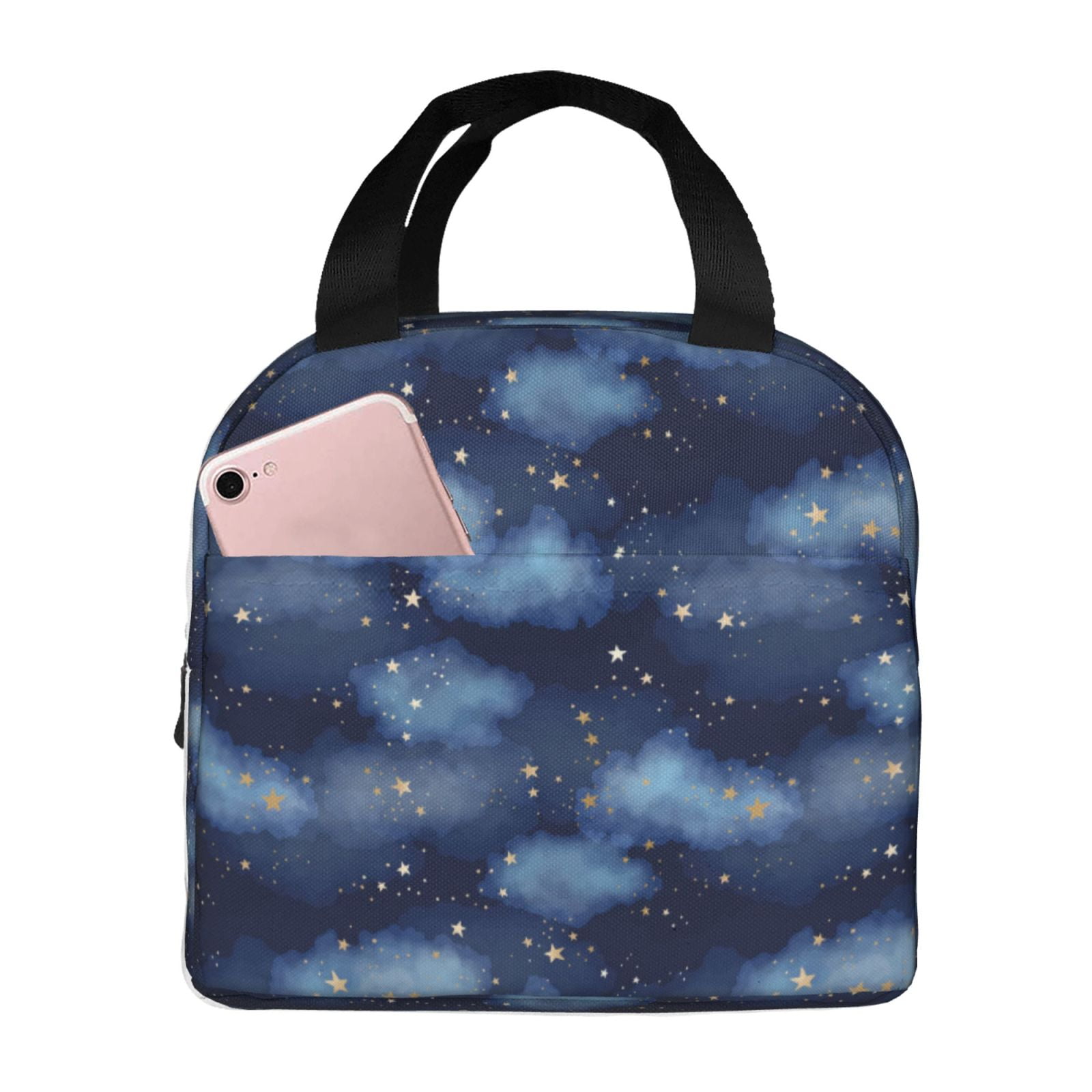 Sikiie Starry Sky Lunch Bag for Women & Men Adult Insulated Lunch Box ...