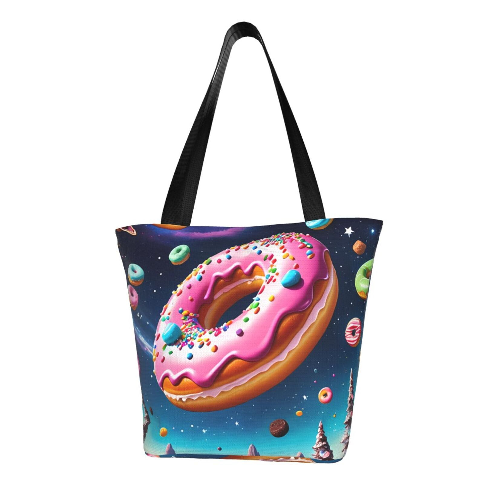 Sikiie Starry Sky Pine Tree Donut Shoulder Bag Casual Hobo Crossbody ...