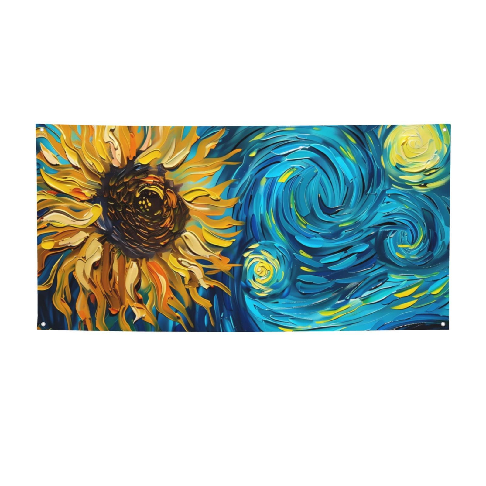 Sikiie Starry Sunflower Dreamscape Custom Banners and Signs Customize ...