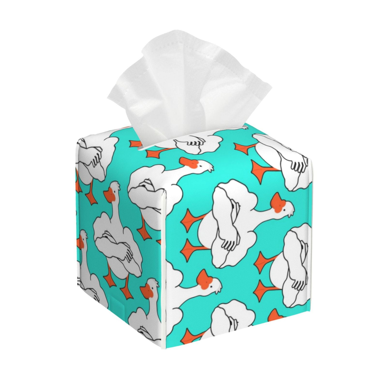 Sikiie Strong Goose Leather Tissue Box Cover Square, tissue box holder ...