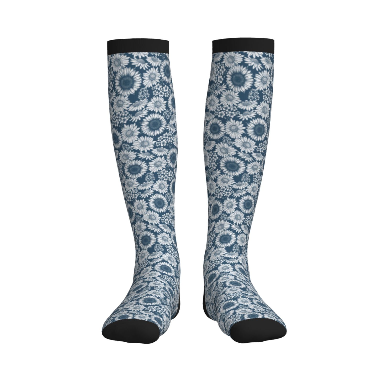 Sikiie Sunflowers 1 Pairs Compression Socks for Men and Women 15-20 ...