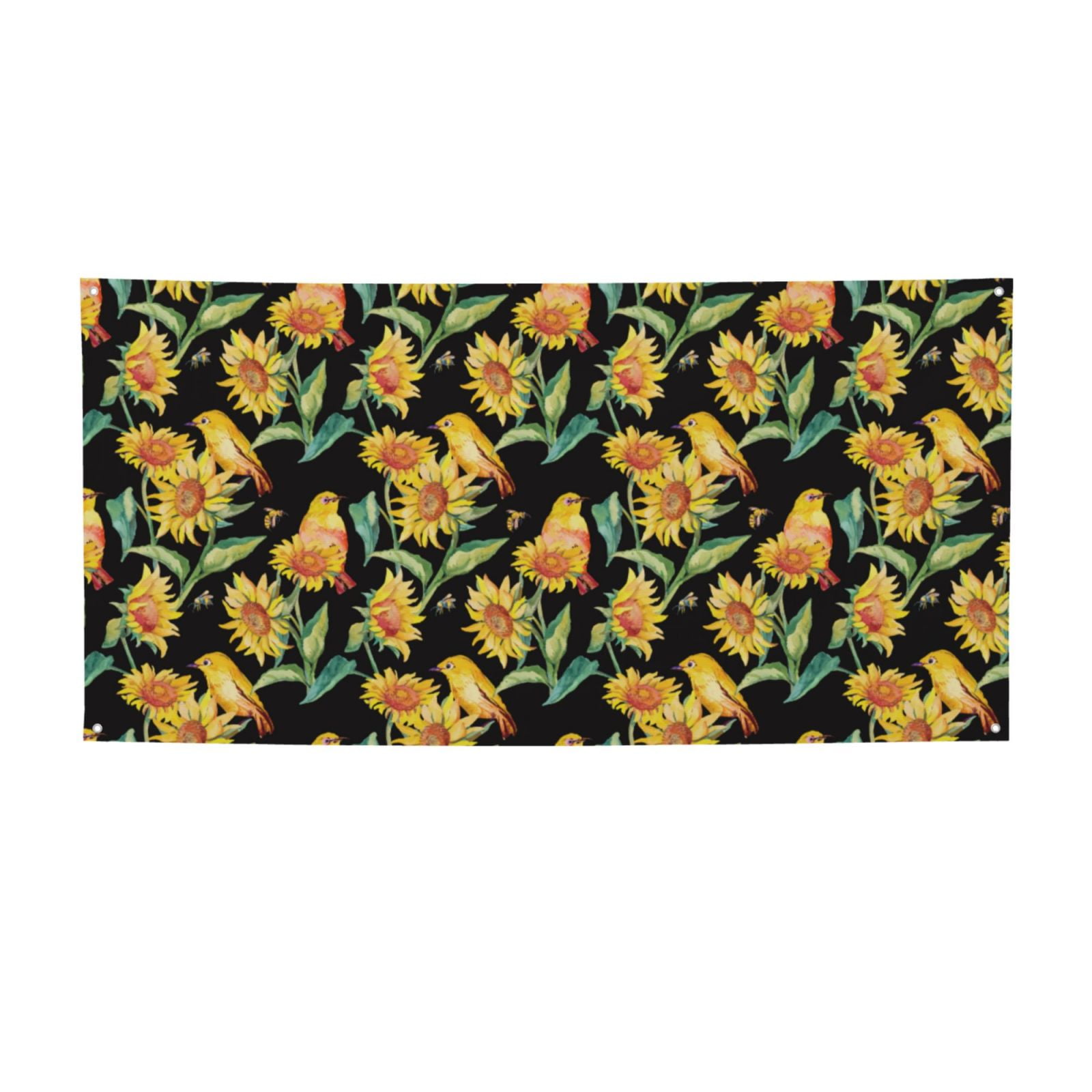 Sikiie Sunflowers And Bird Custom Banners and Signs Customize Outdoor ...