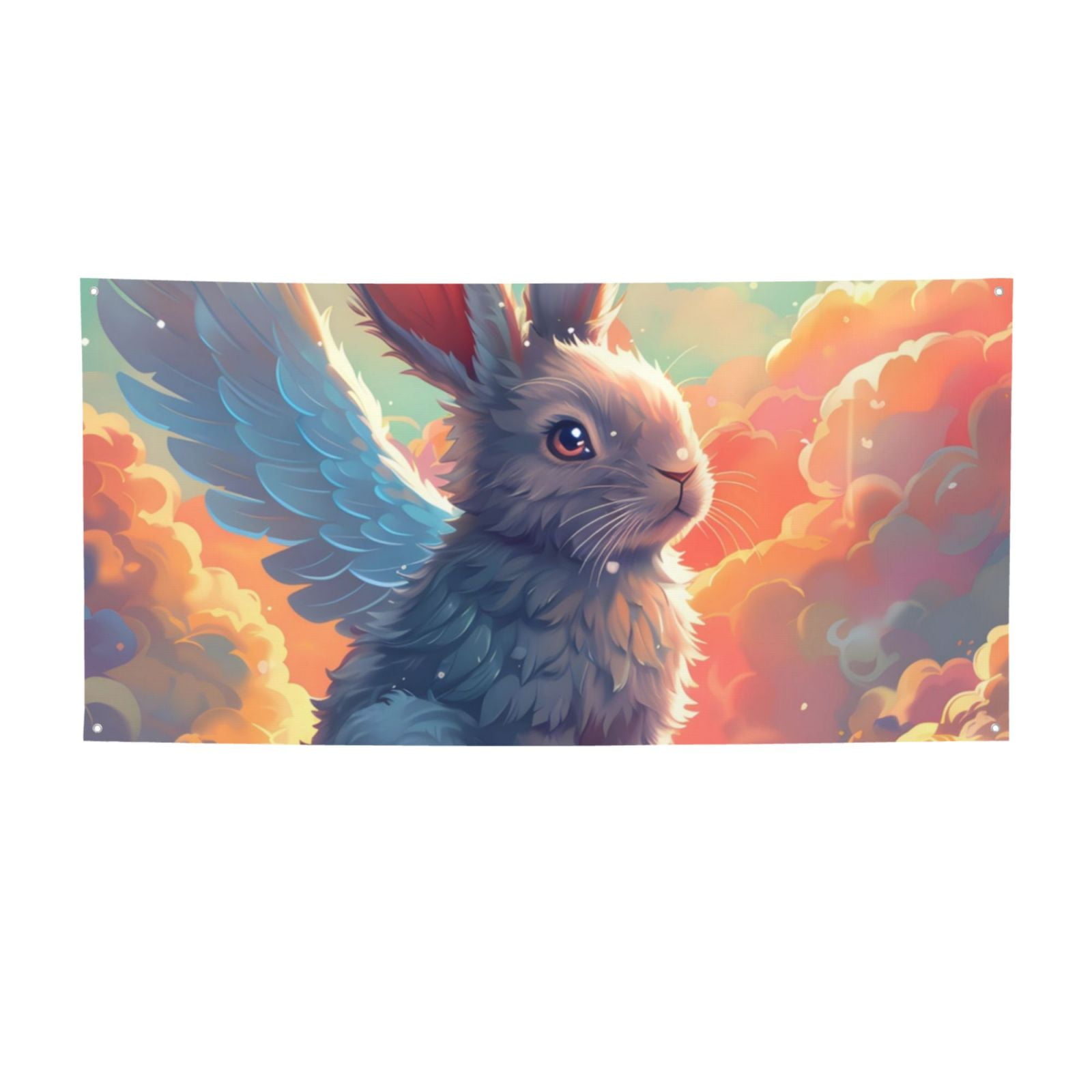 Sikiie Sunshine Winged Rabbit Custom Banners and Signs Customize ...
