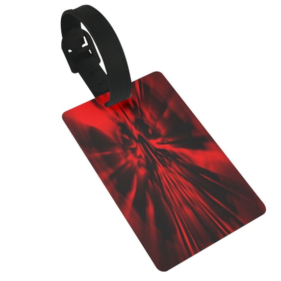 Sikiie The Red Head Skull Luggage Tags Privacy Cover ID Label Suitcase ...