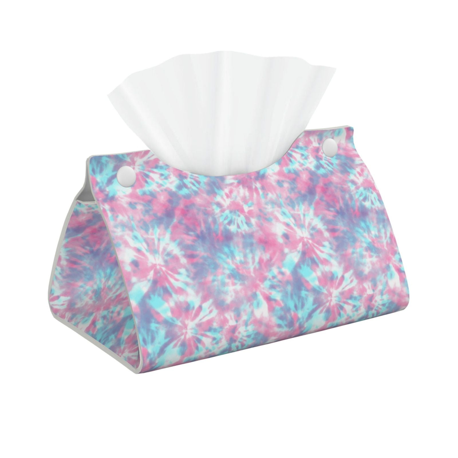 Sikiie Tie Dye Leather Tissue Box Cover Rectangle, Long Tissue Box ...