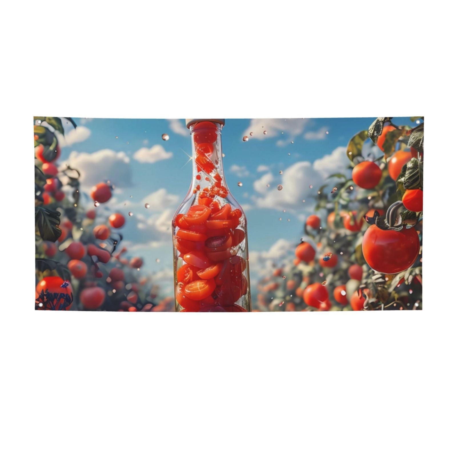 Sikiie Tomato Field Bottle Custom Banners and Signs Customize Outdoor ...