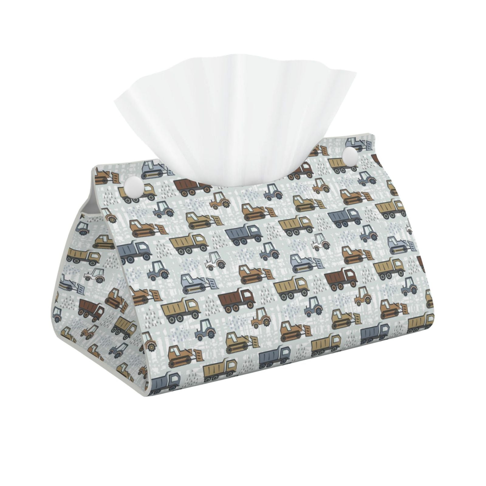 Sikiie Tractor and Dumper Leather Tissue Box Cover Rectangle, Long ...