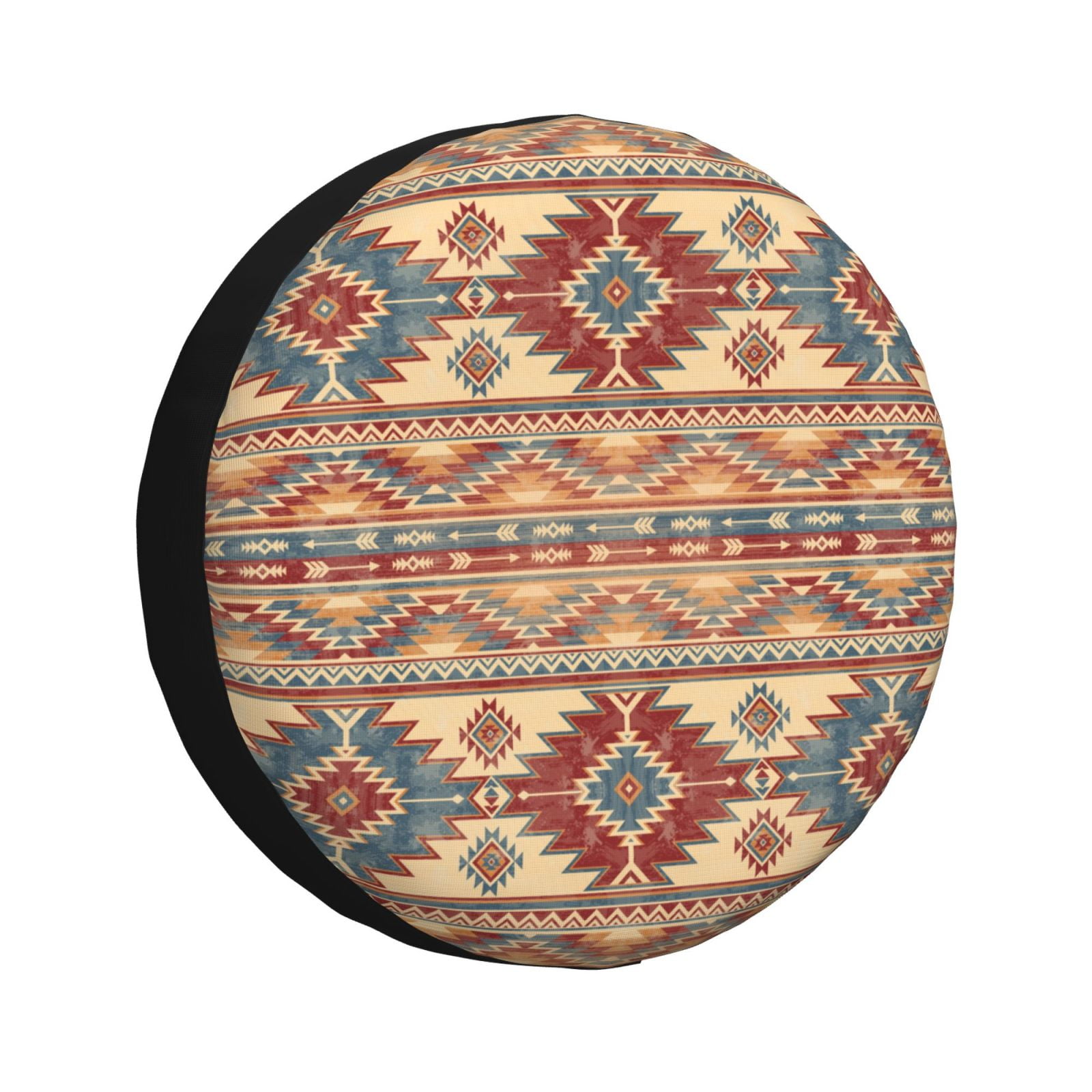 Sikiie Traditional Tribal Aztec PVC Leather Spare Tire Wheel Cover ...