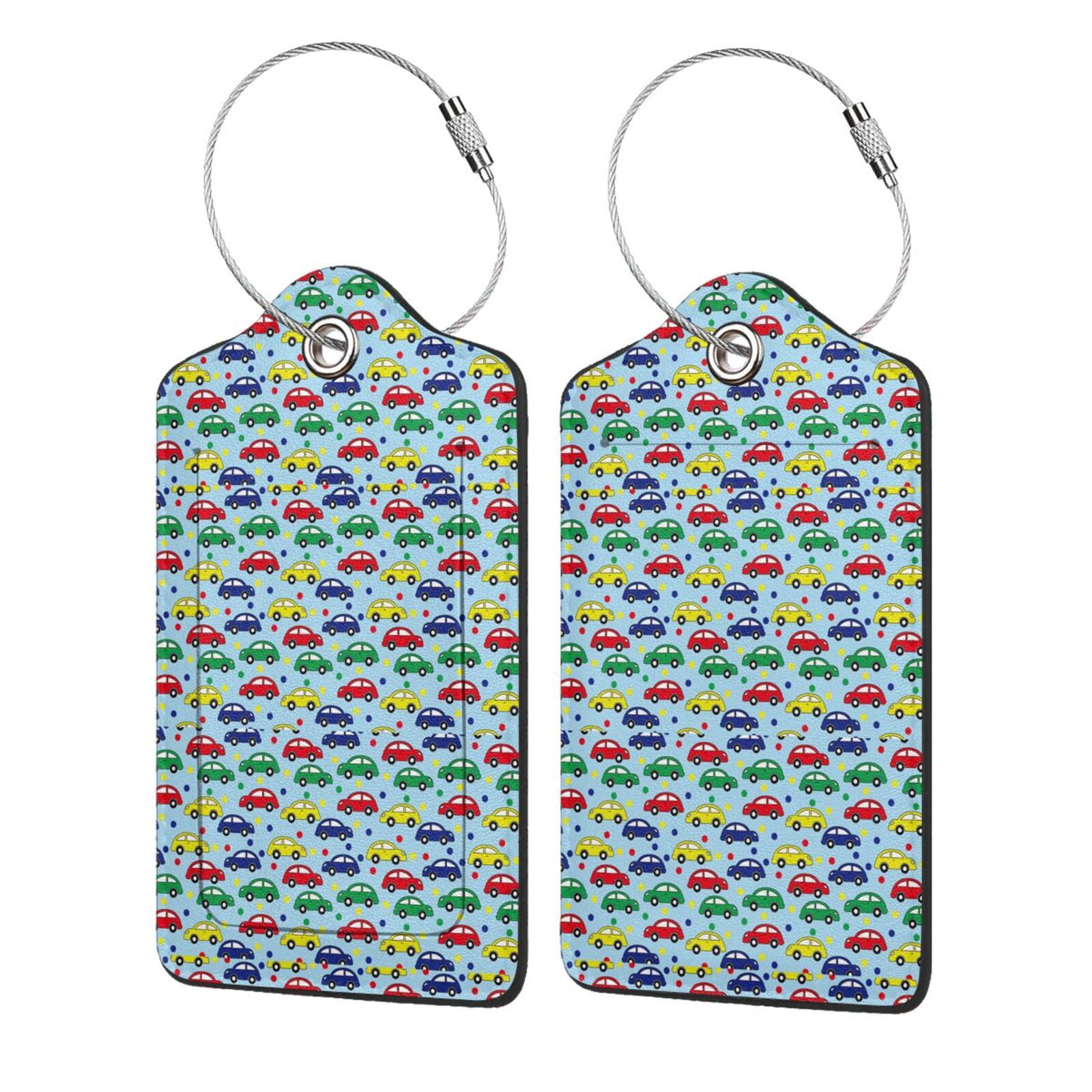 Sikiie Transport Luggage Tag for Suitcase Leather Baggage Tag with ...