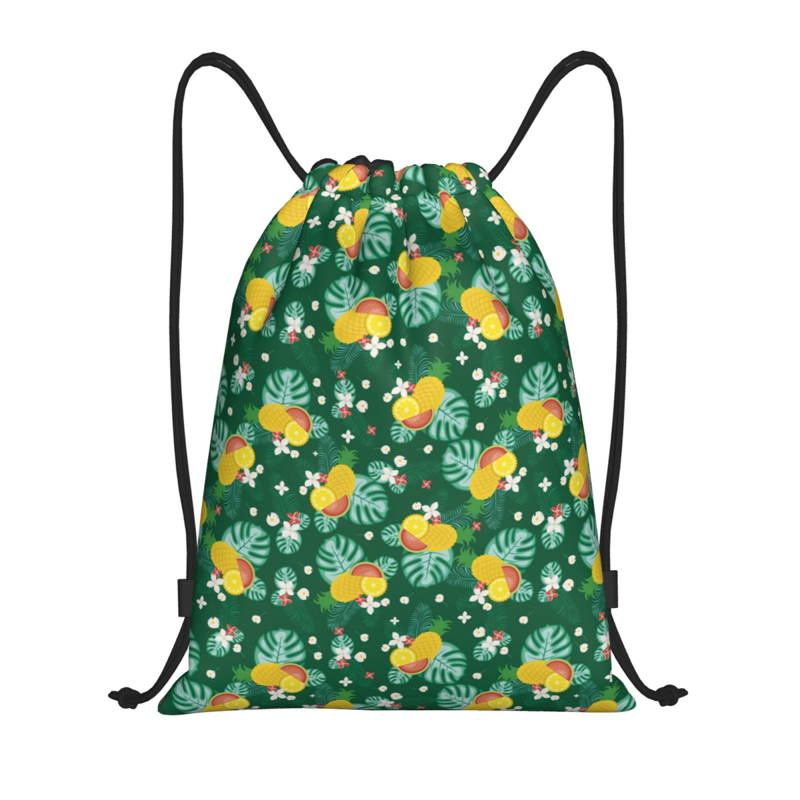 Sikiie Tropical Fruit Drawstring Backpack Drawstring Bags, Draw String ...