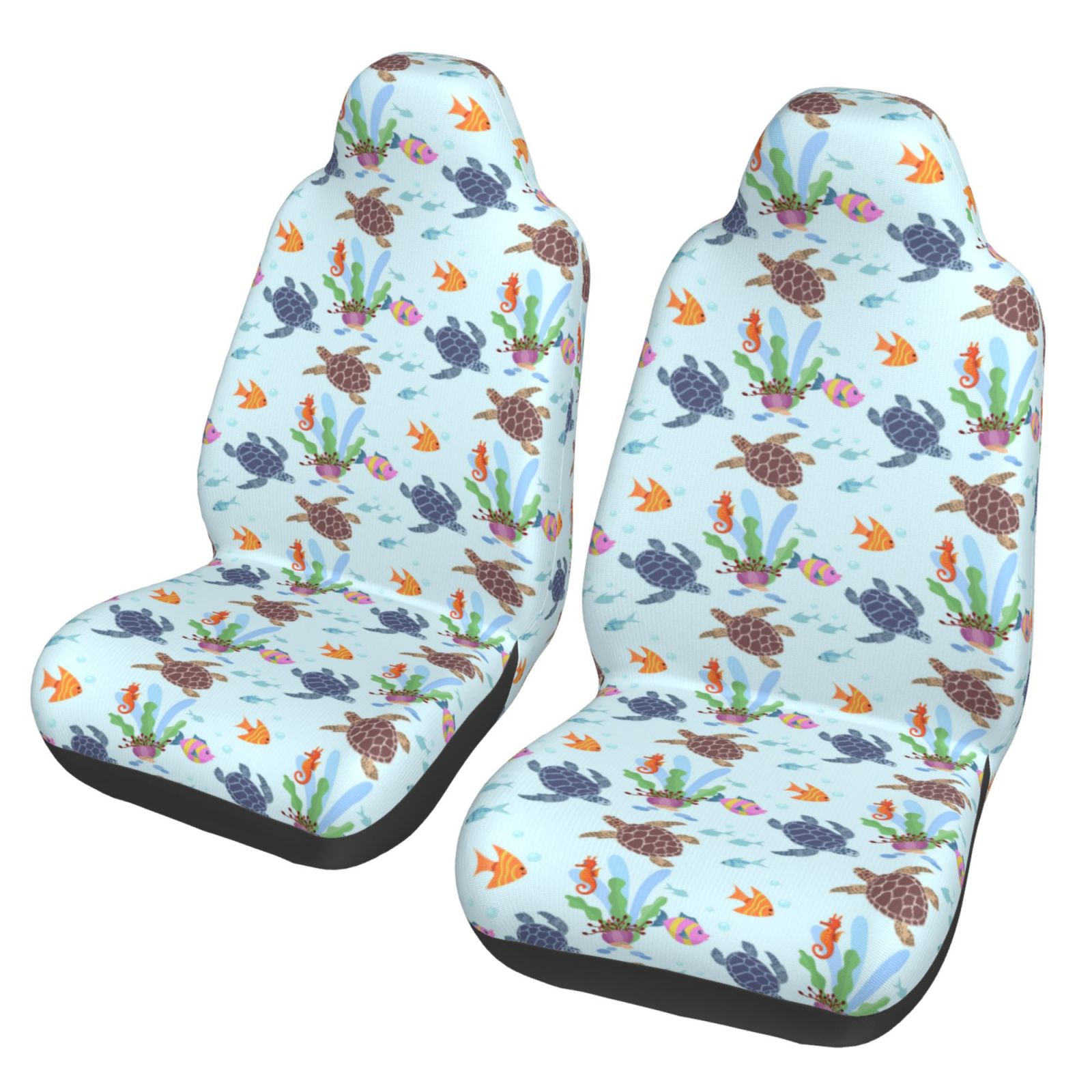 Sikiie Turtle Car Seat Protector 2 Pack Car Seat Cushion Mat, Car Seat ...