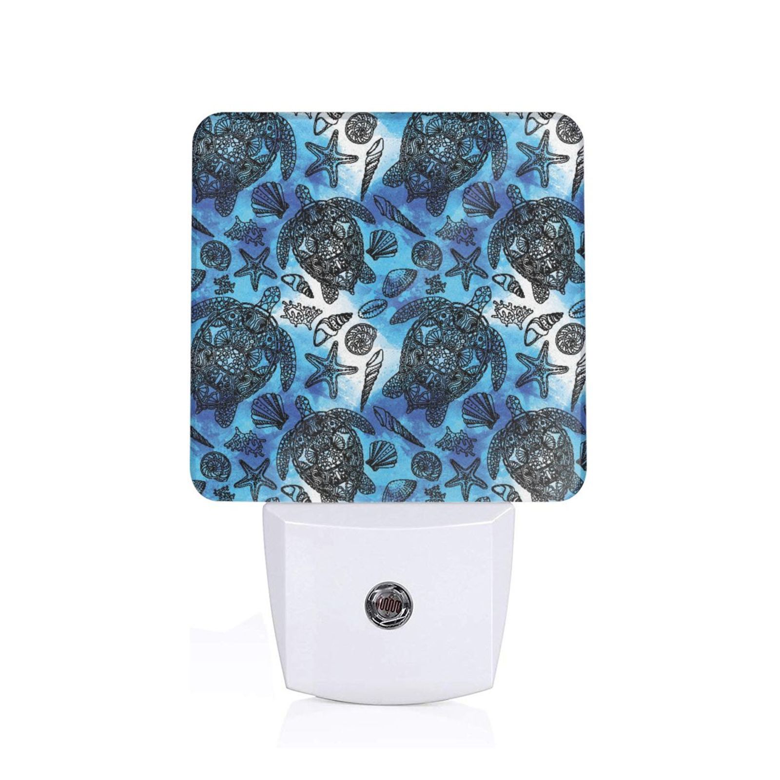 Sikiie Turtle，Shell Algae Starfish Coral Led Night Light, Warm White ...