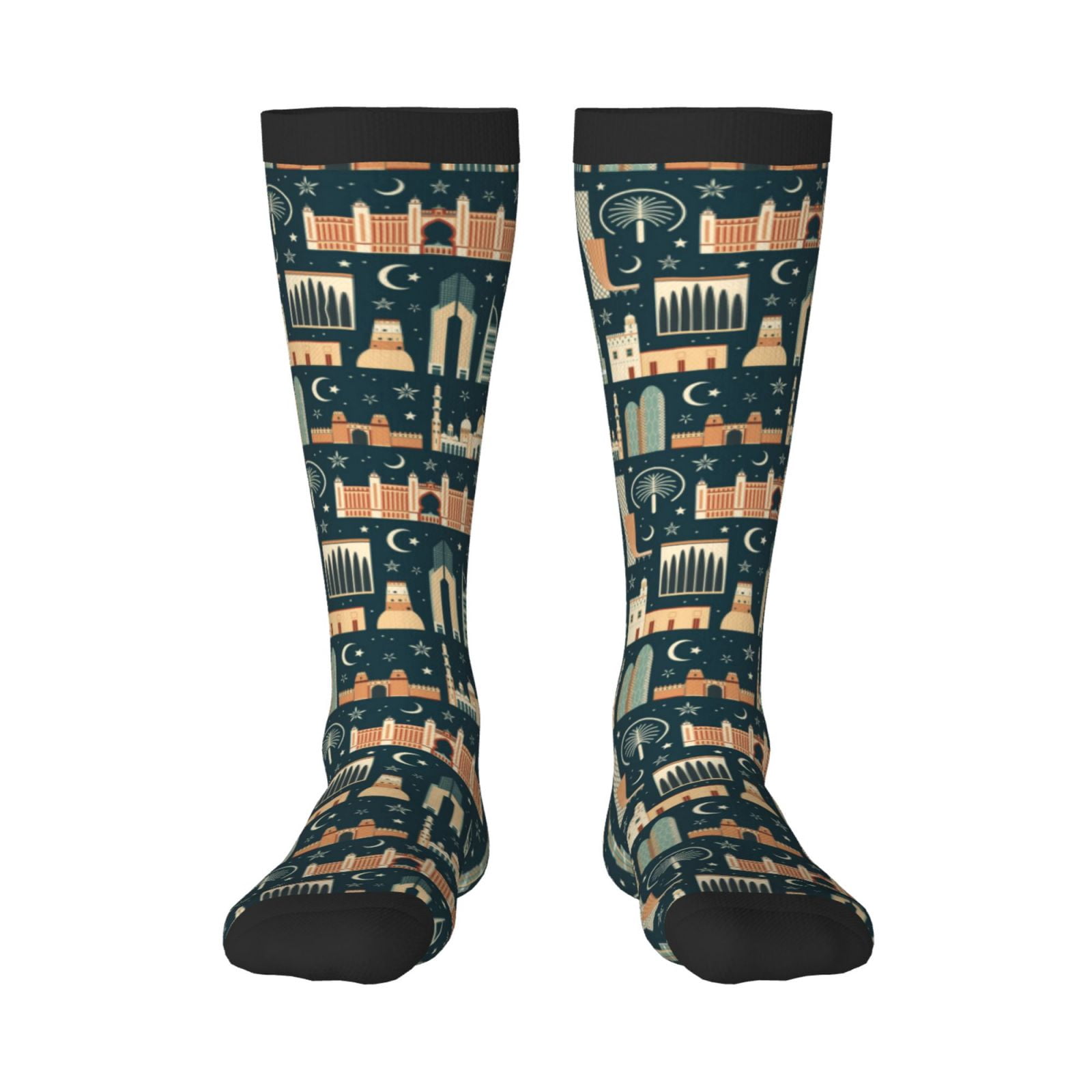 Sikiie UAE Travel1 1 Knee Socks, High Socks Long Stretchy Sock Women ...