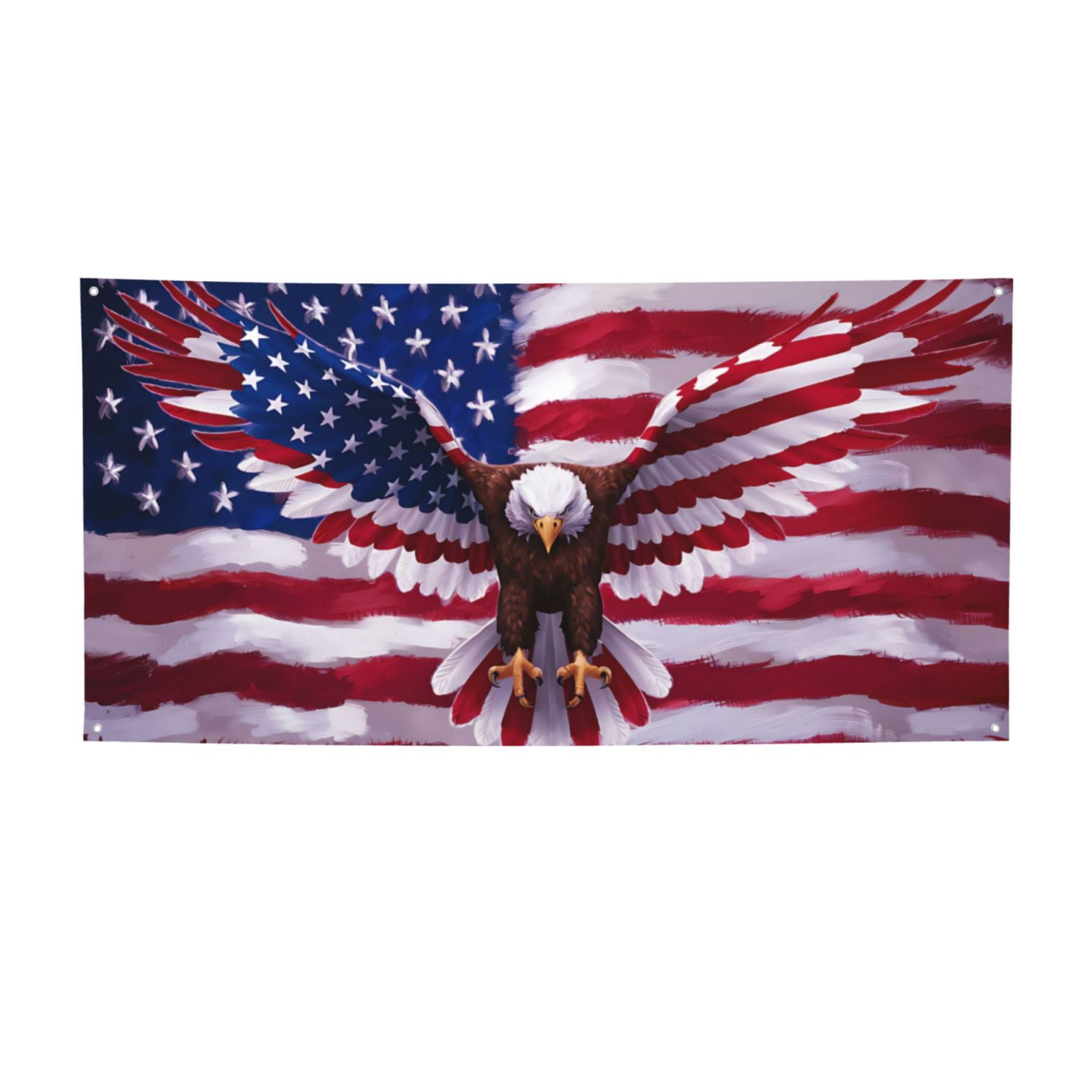 Sikiie USA Eagle with Spread Wings Custom Banners and Signs Customize ...